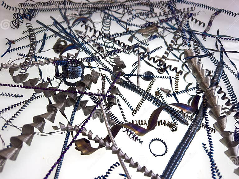 Shapes of Inert Materials Extracted from Metals Processed with a CNC ...