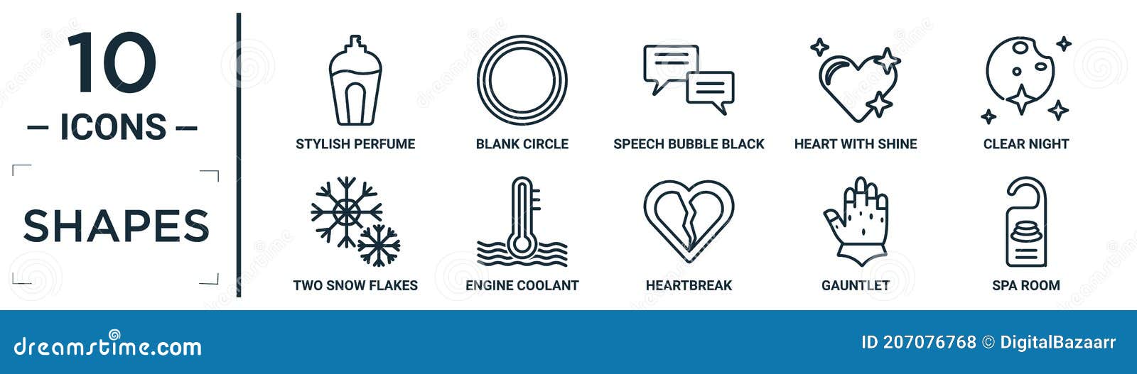 Big Red Heartbreak Shapes Stock Illustration | CartoonDealer.com #32614825