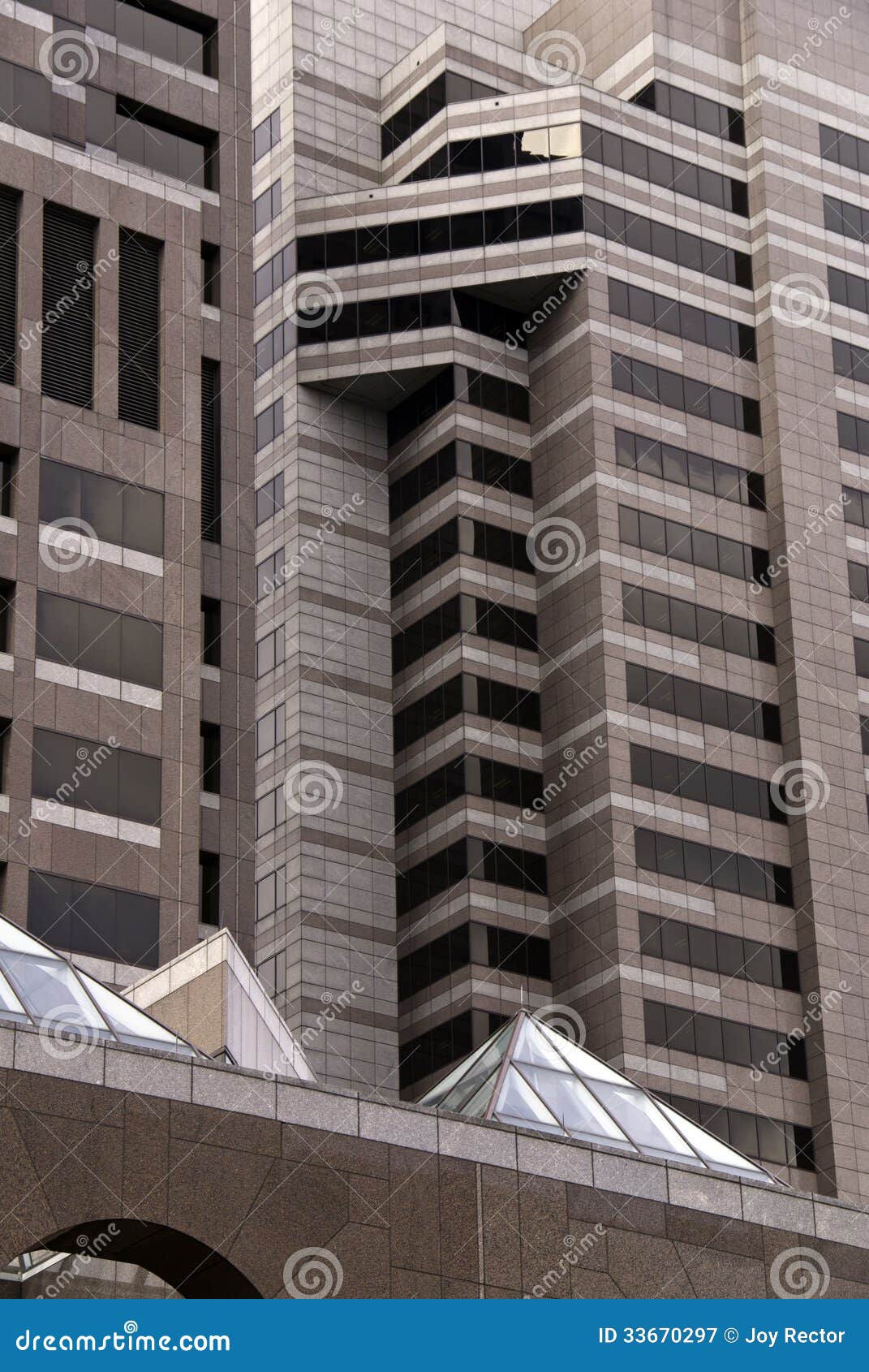 Shapes of a Modern Building Stock Image - Image of patterns, building ...