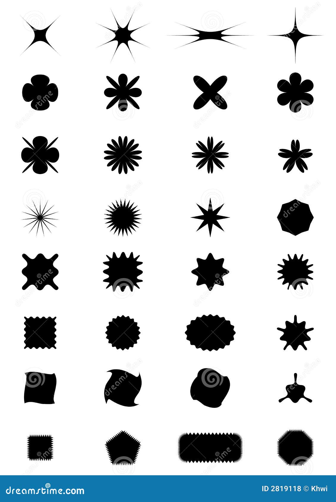 Shapes and Pattern Designs stock vector. Illustration of abstract - 2819118