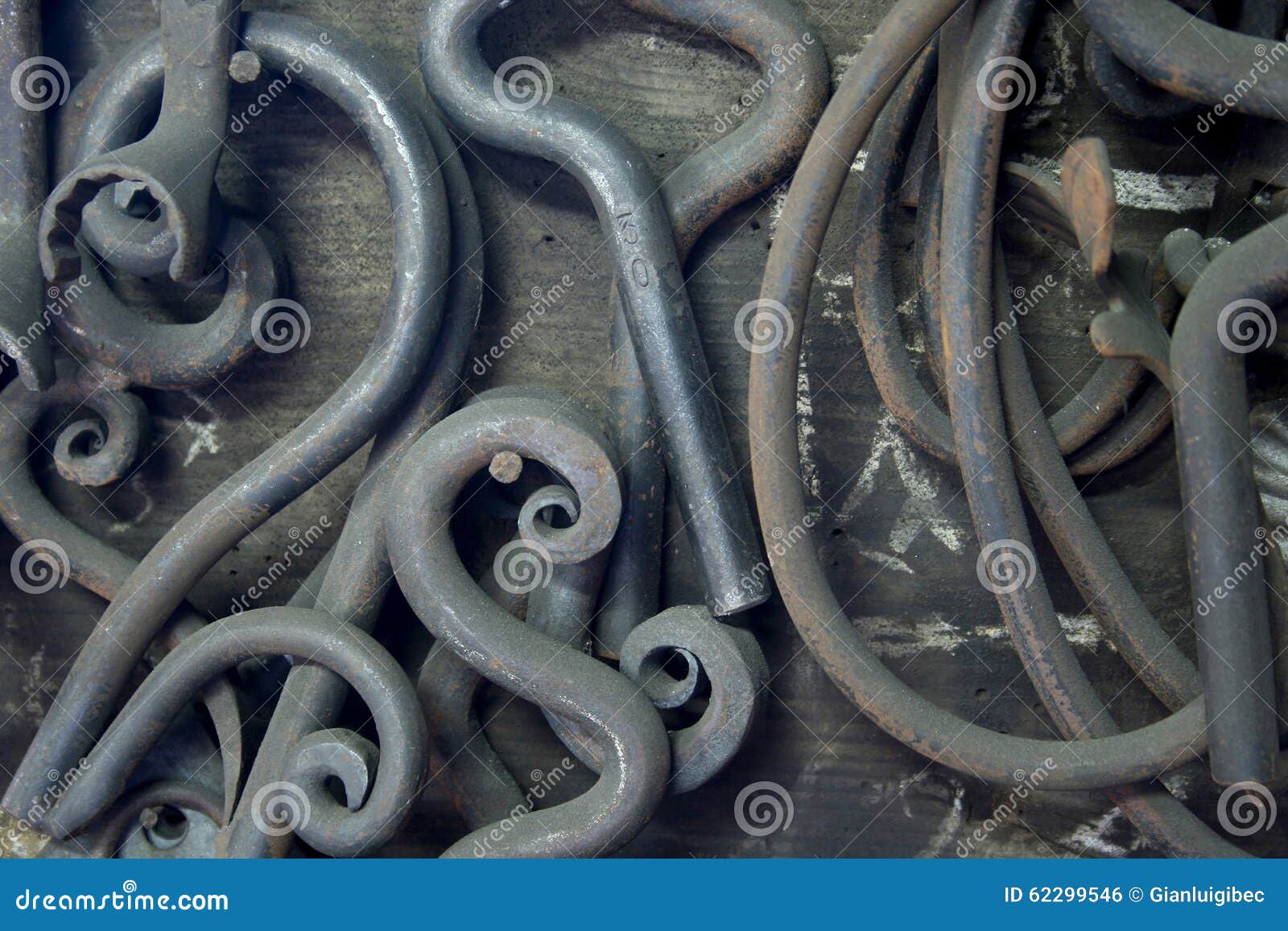 Shapes for wrought iron stock photo. Image of mold, iron - 62299546