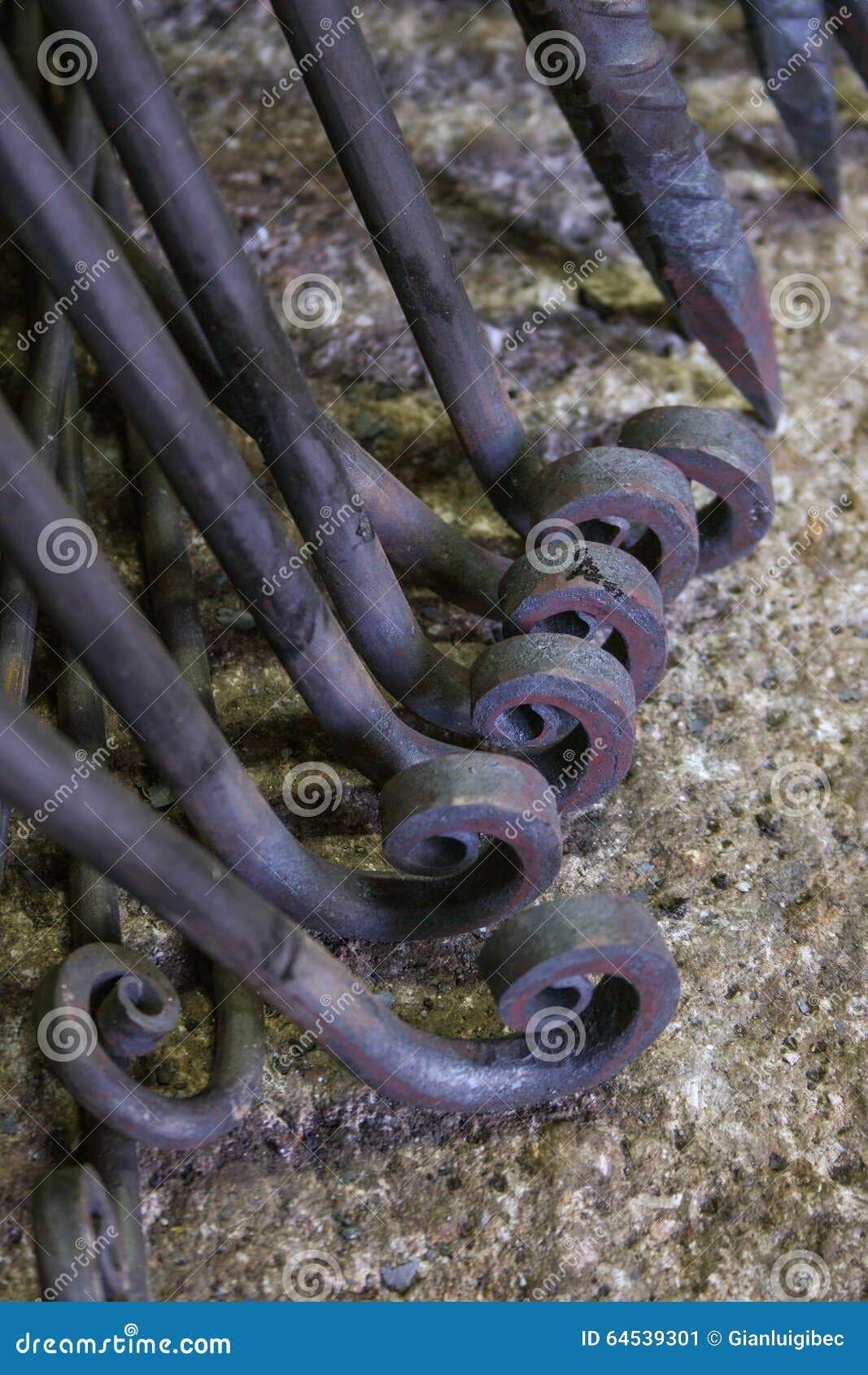 Shapes for wrought iron stock image. Image of laboratory - 64539301