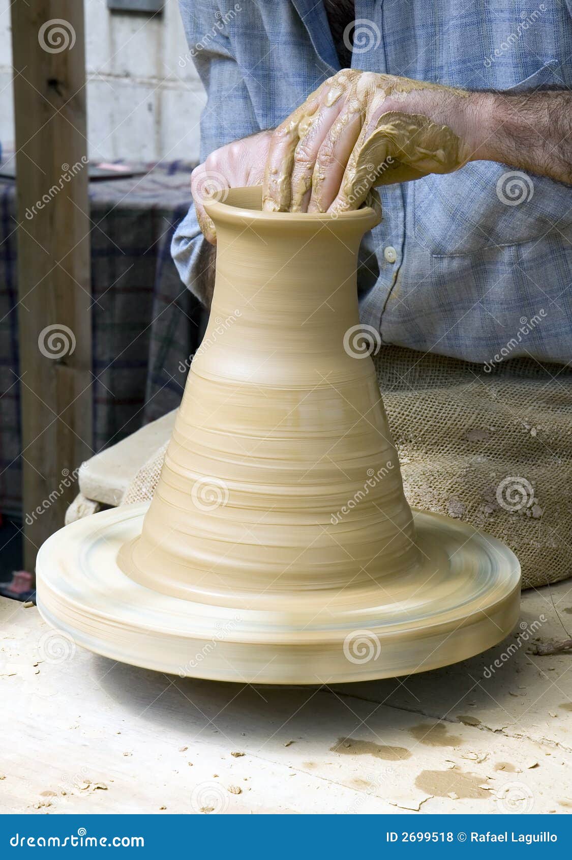Shaping clay stock photo. Image of closeup, skill, earthenware - 2699518