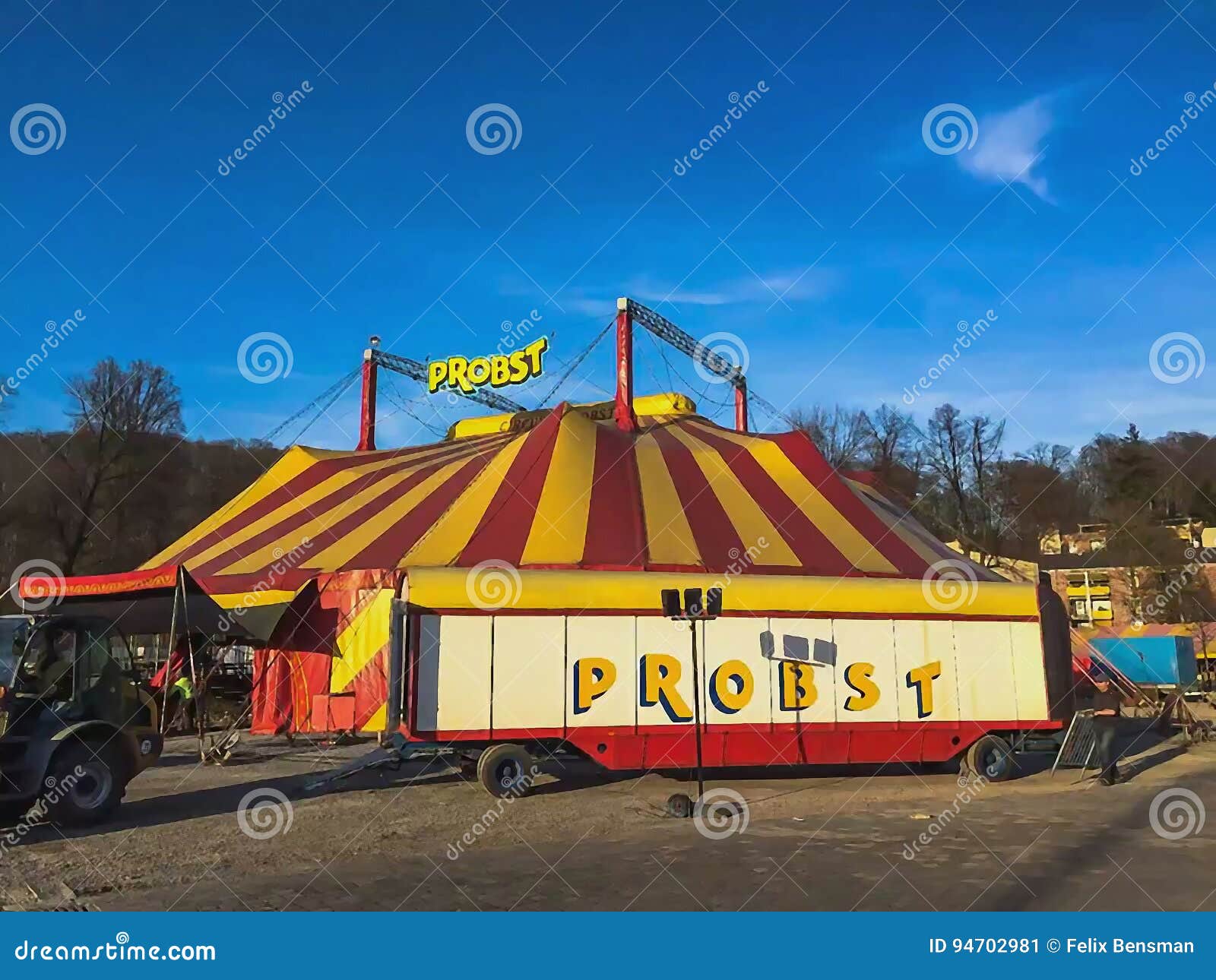 Shapito Circus Probst. Dusseldorf Editorial Photo - Image of icon ...