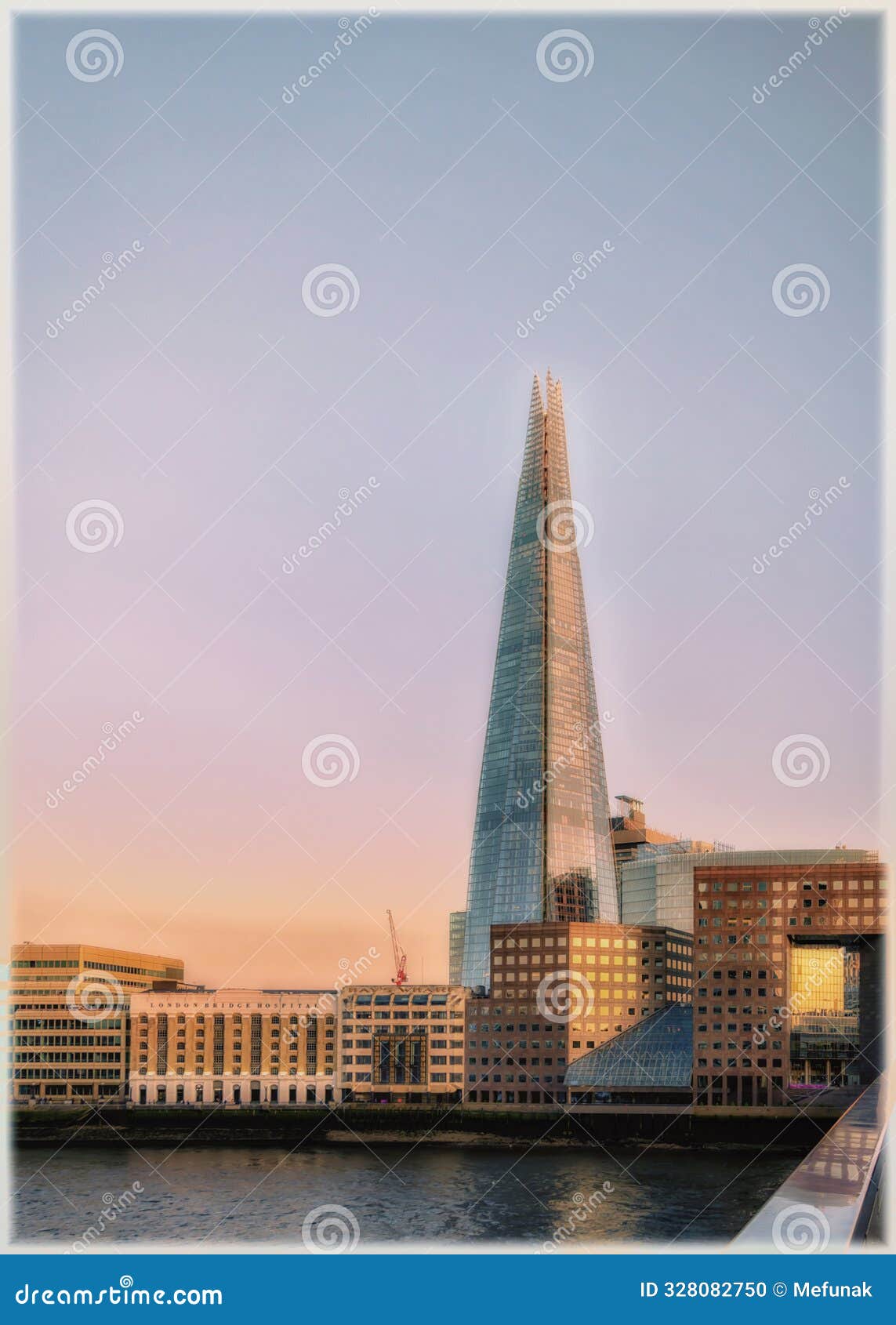 The Shard, Famous London Skyscraper in the Evening Light. Editorial ...