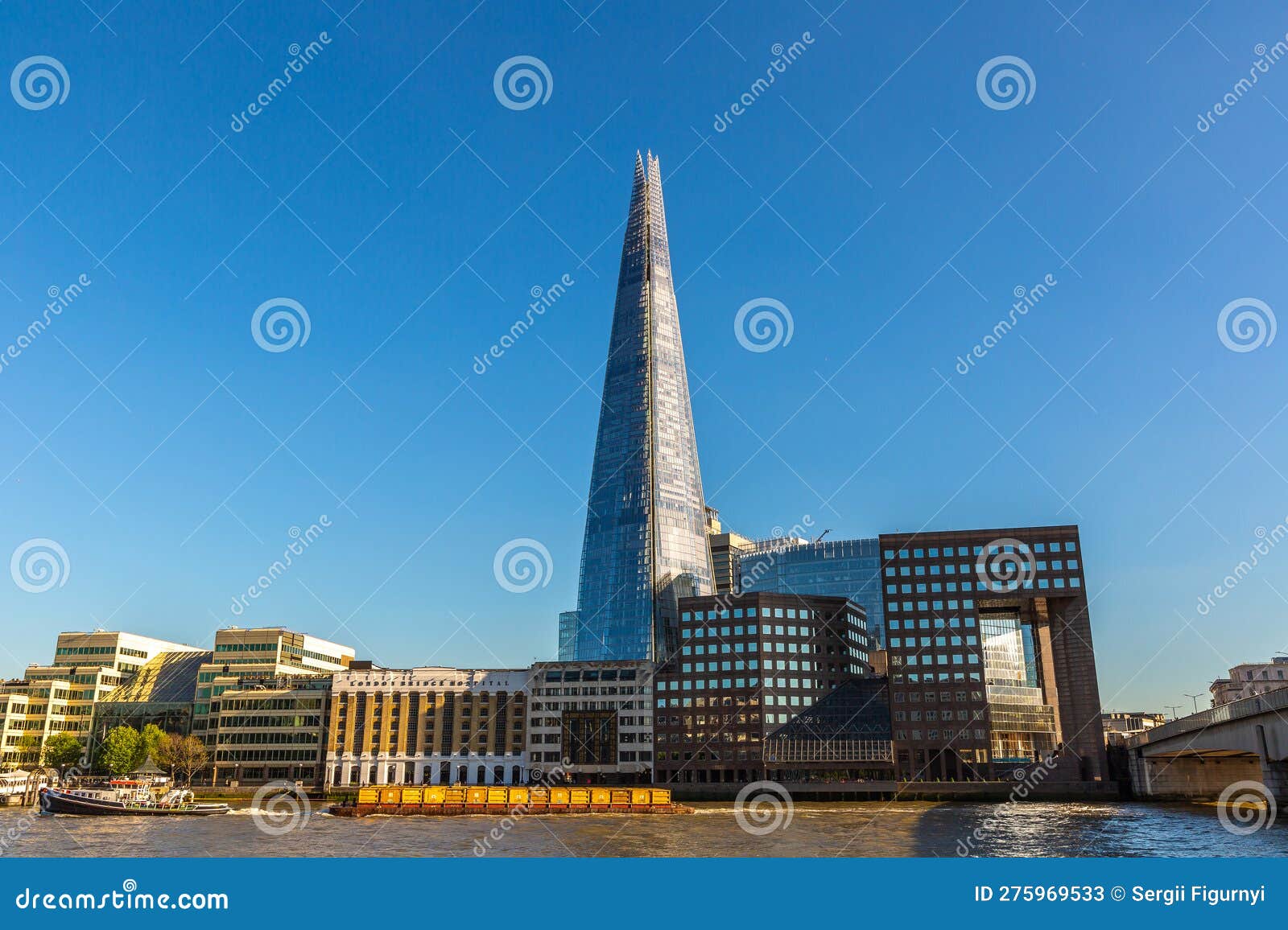 The Shard Skyscraper at Sunset in London, UK Editorial Stock Photo ...