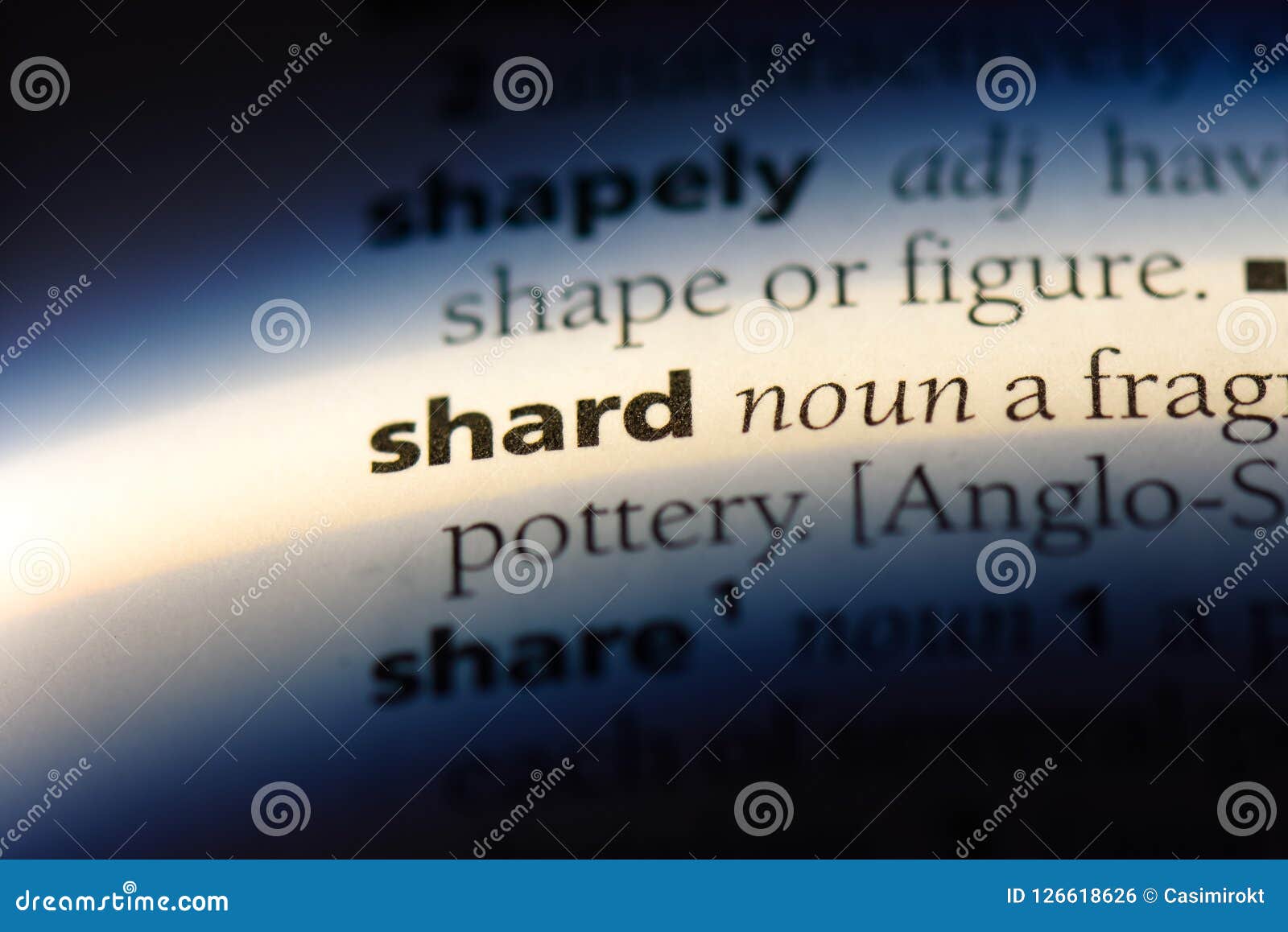 Shard stock photo. Image of book, shard, isolated, info - 126618626