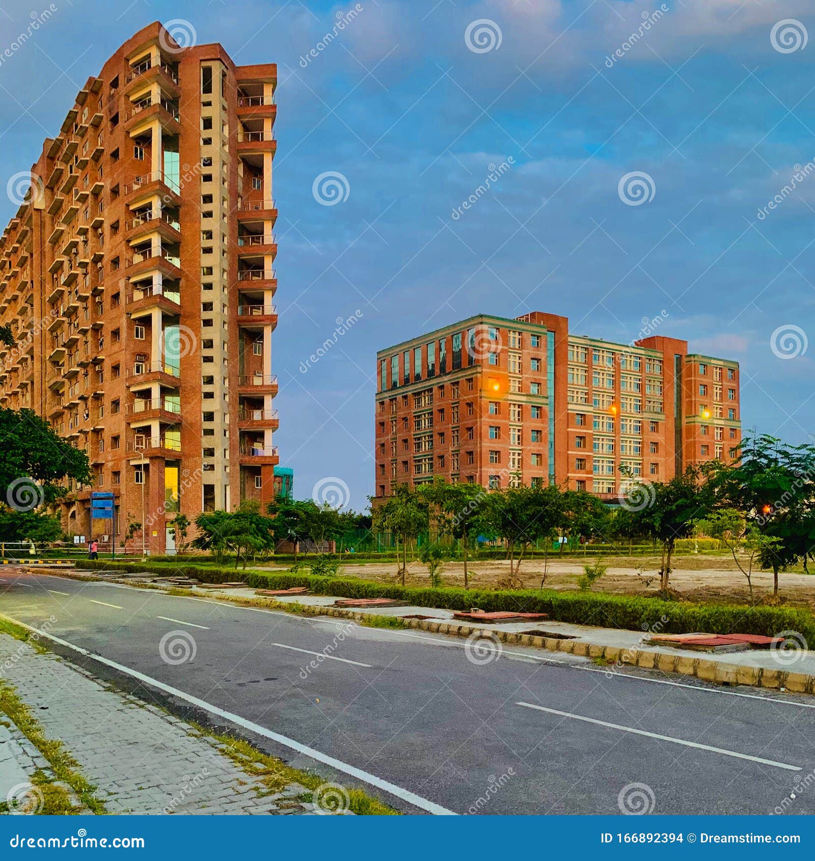 Sharda University Greater Noida India Stock Photo - Image of college ...