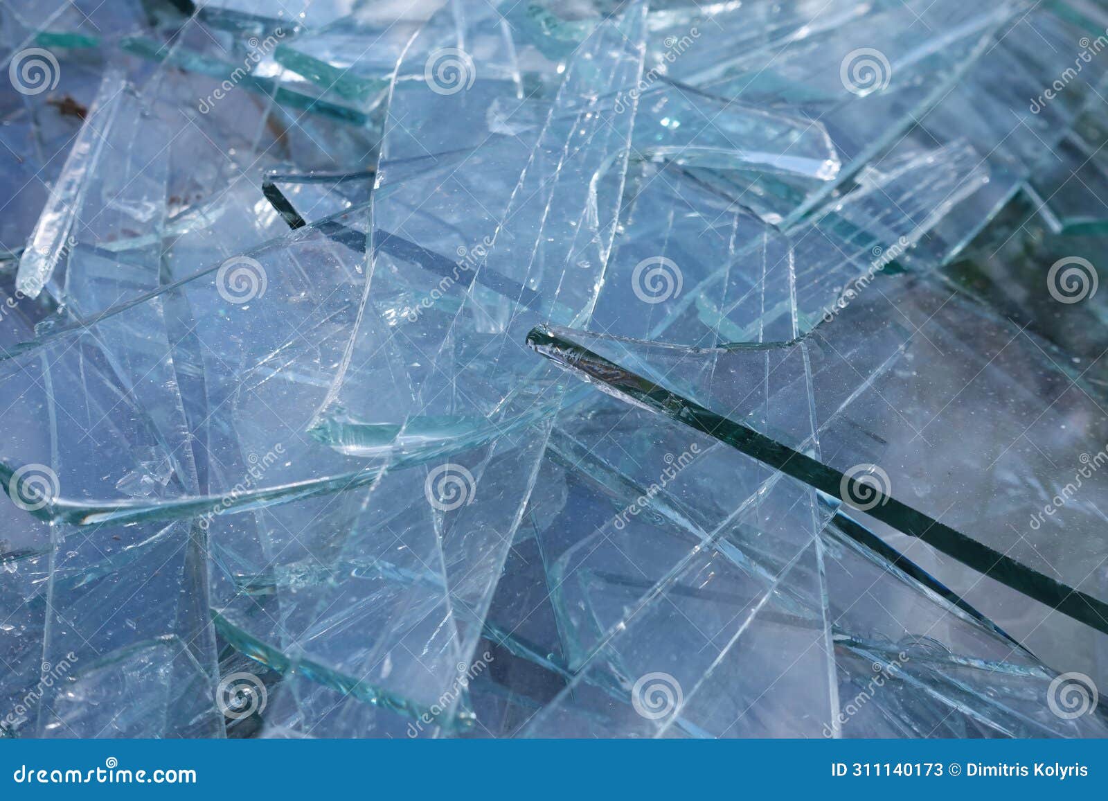 Shards of Glass Transparent Broken Pieces Abstract Material Background ...