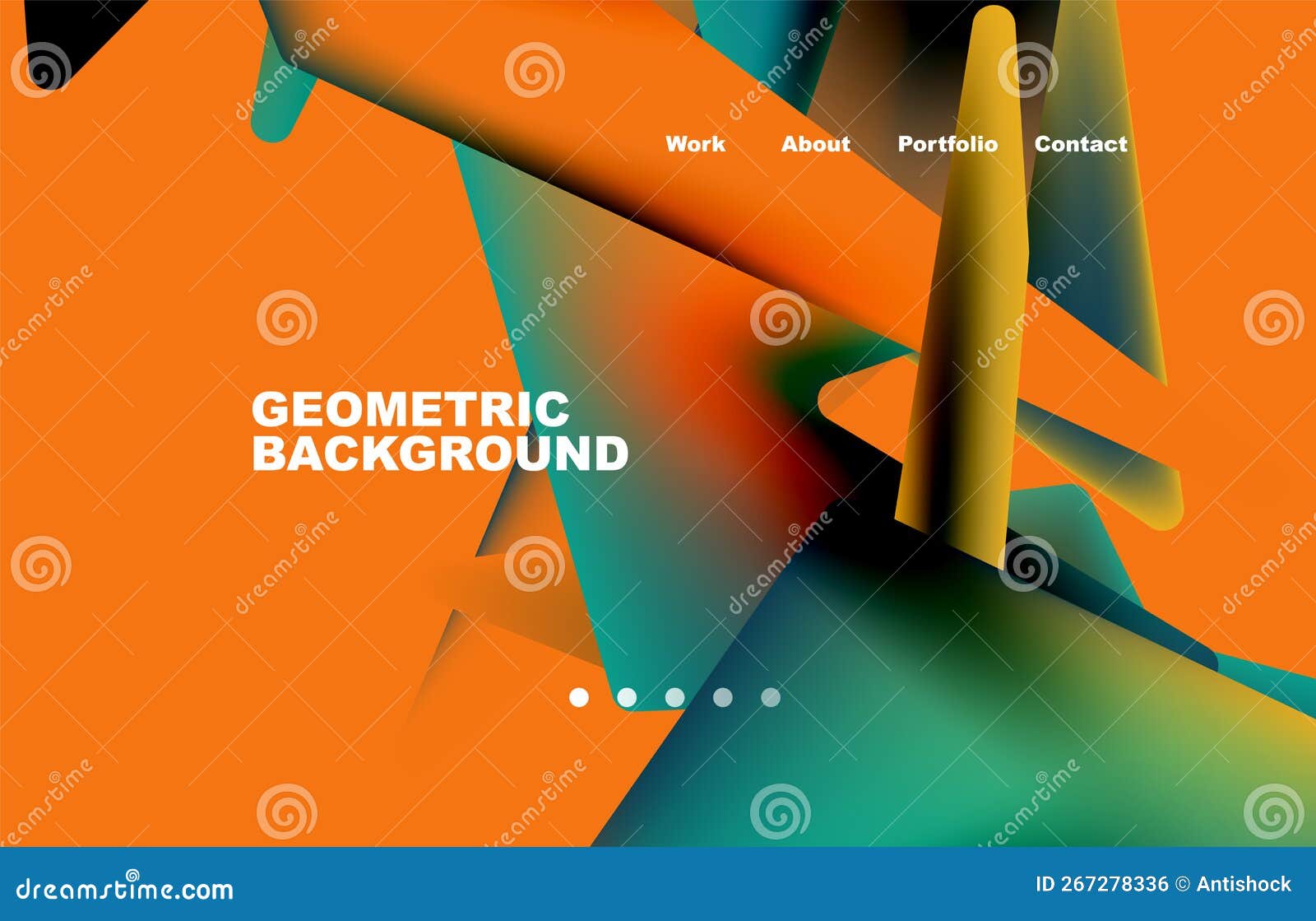 Creative Geometric Abstract Background Design Stock Vector ...