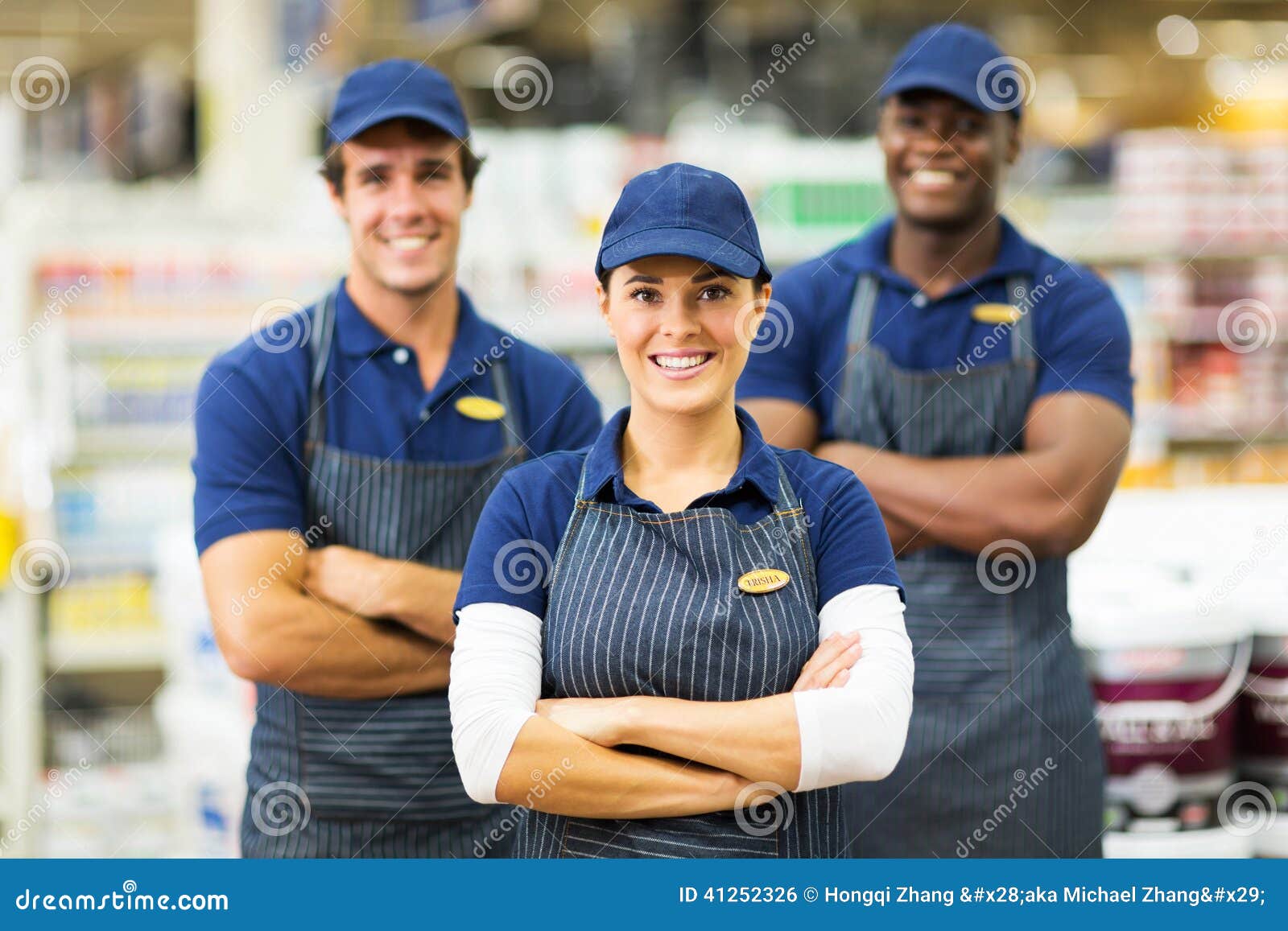 Shardware store workers stock photo. Image of attractive - 41252326