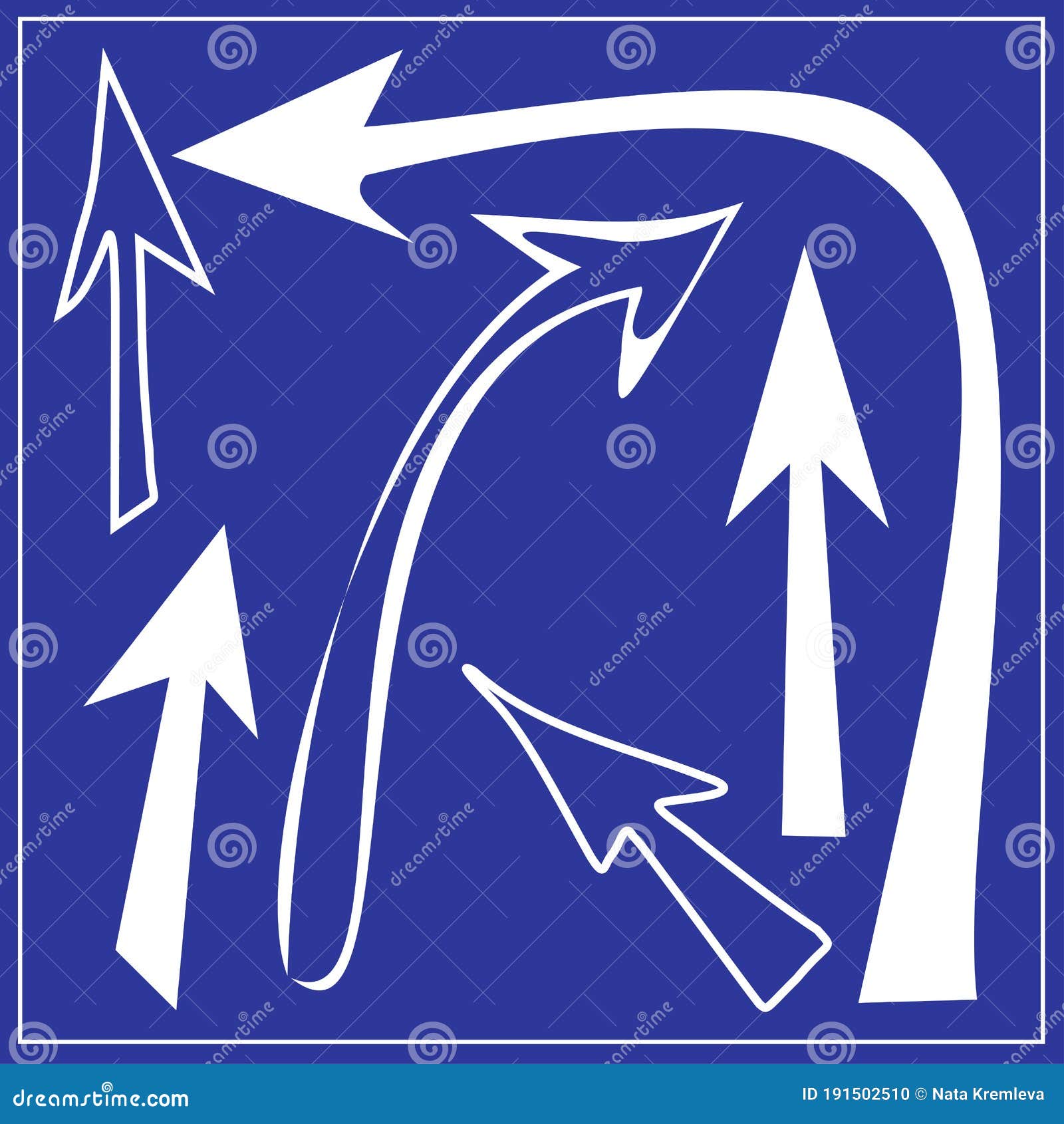 Arrows Symbols Set Vector Illustration | CartoonDealer.com #73651034