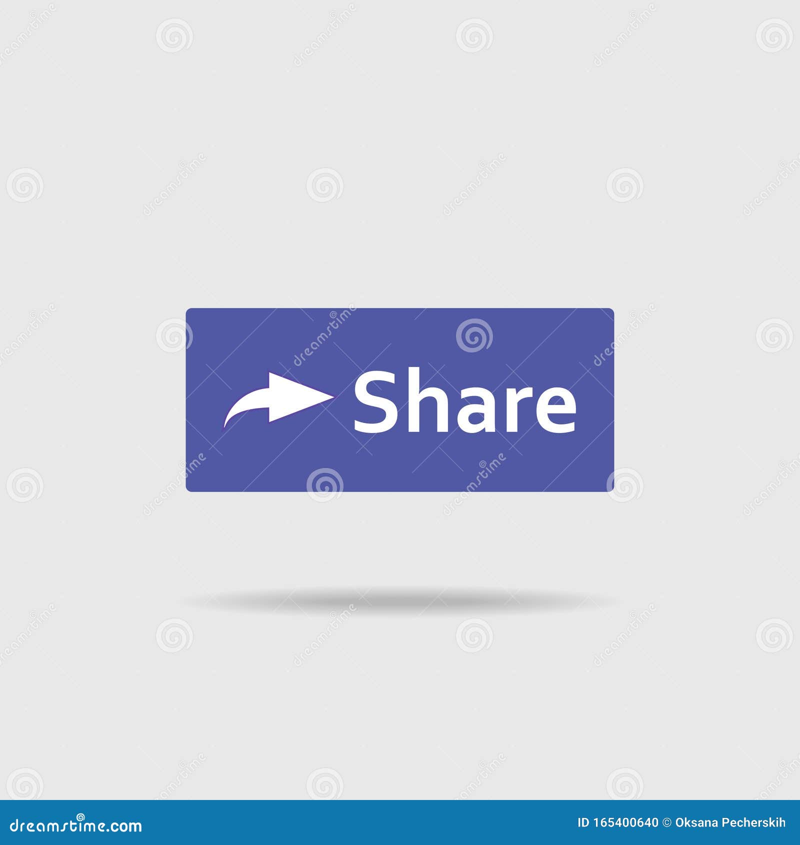 Share Button Icon on Gray Isolated Background. Layers Grouped for Easy ...