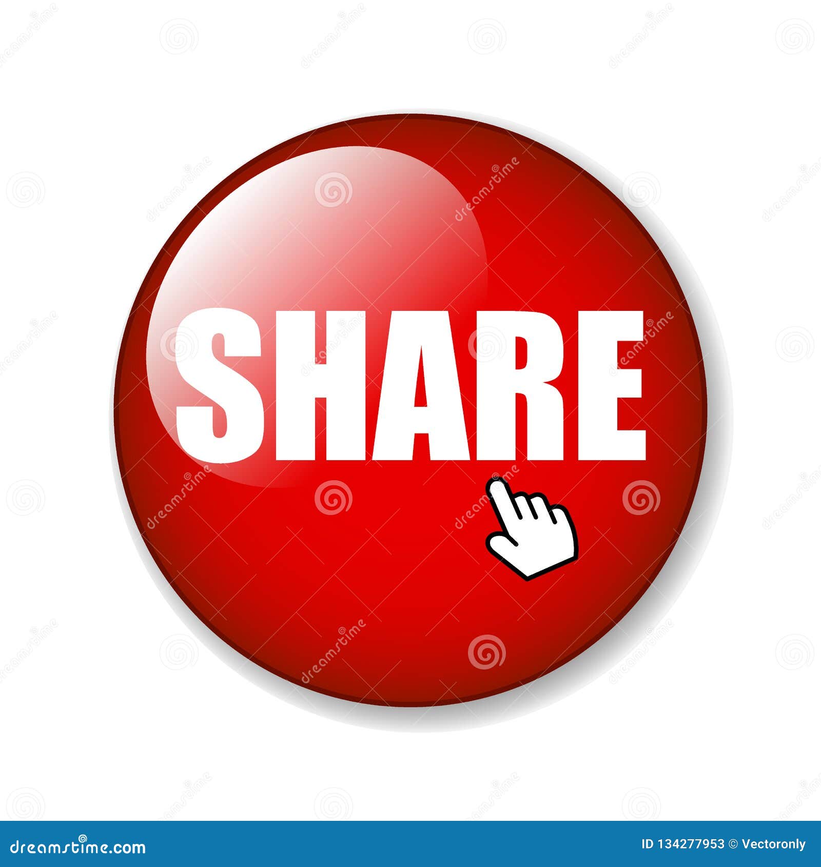 Share Button Royalty-Free Stock Image | CartoonDealer.com #20755354