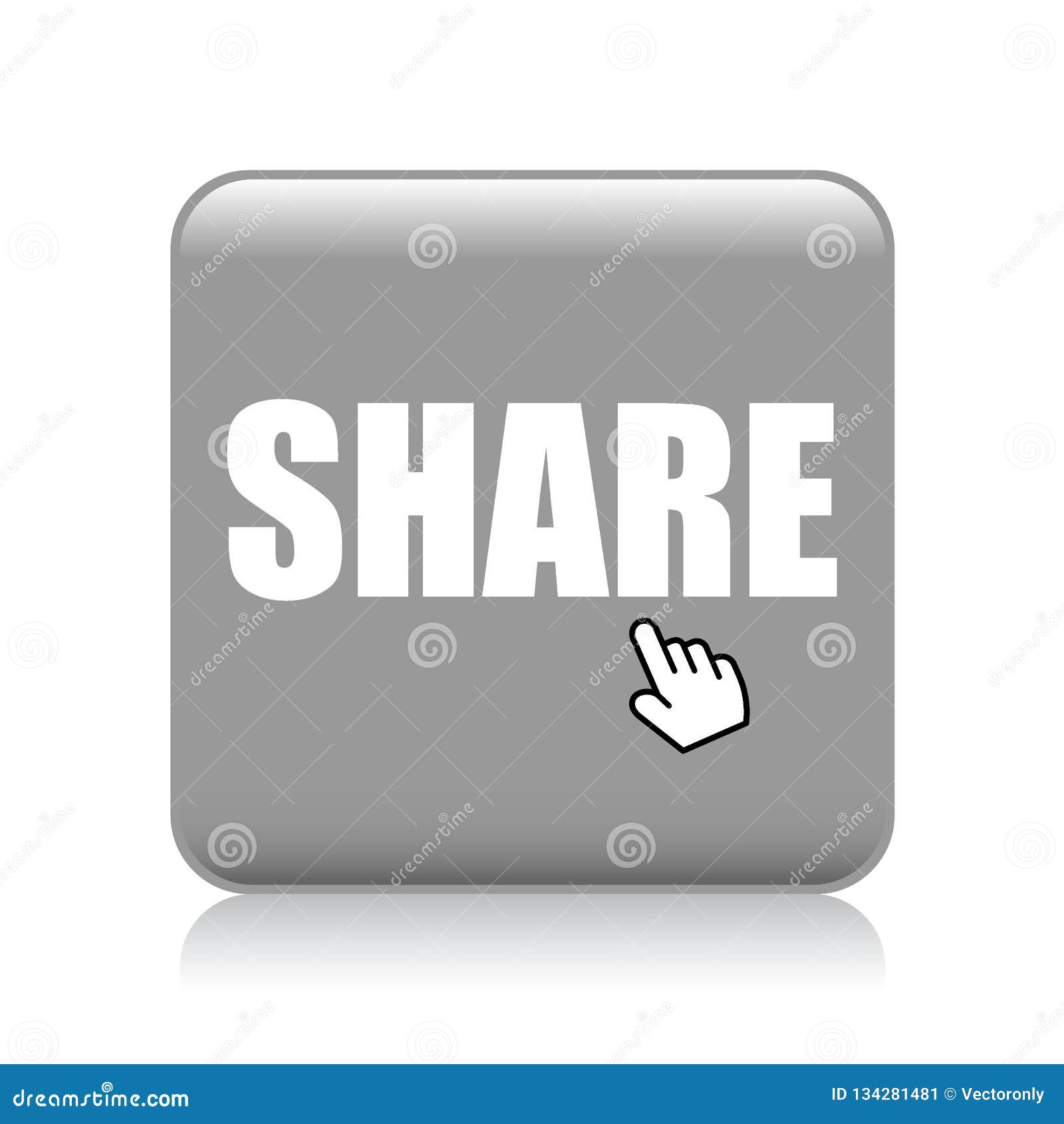 Share button icon stock illustration. Illustration of ecommerce - 134281481