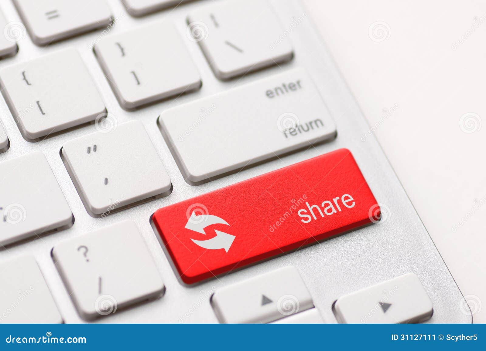 Share button key stock image. Image of community, computer - 31127111