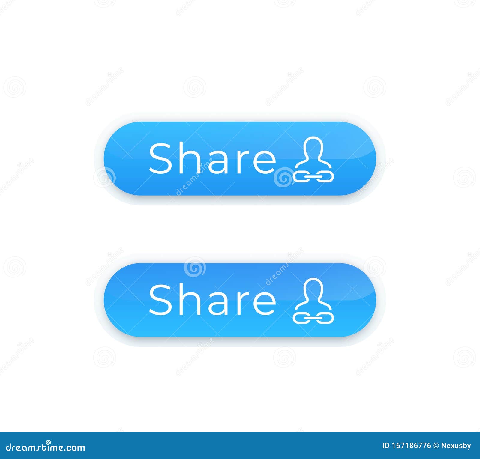 Share Button for Website, Vector Design Stock Vector - Illustration of ...