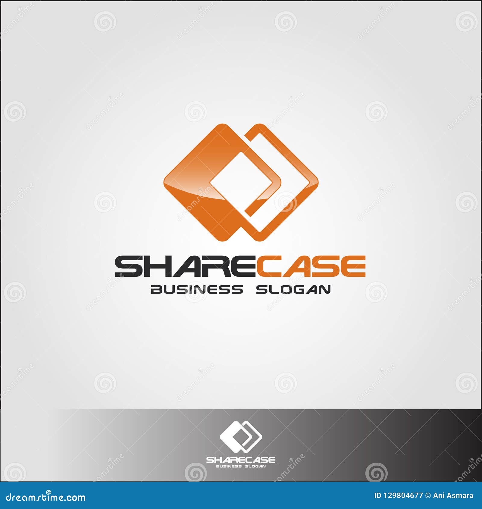 Share Case - Sharing Box or Sharing Square Logo Template Stock Vector ...