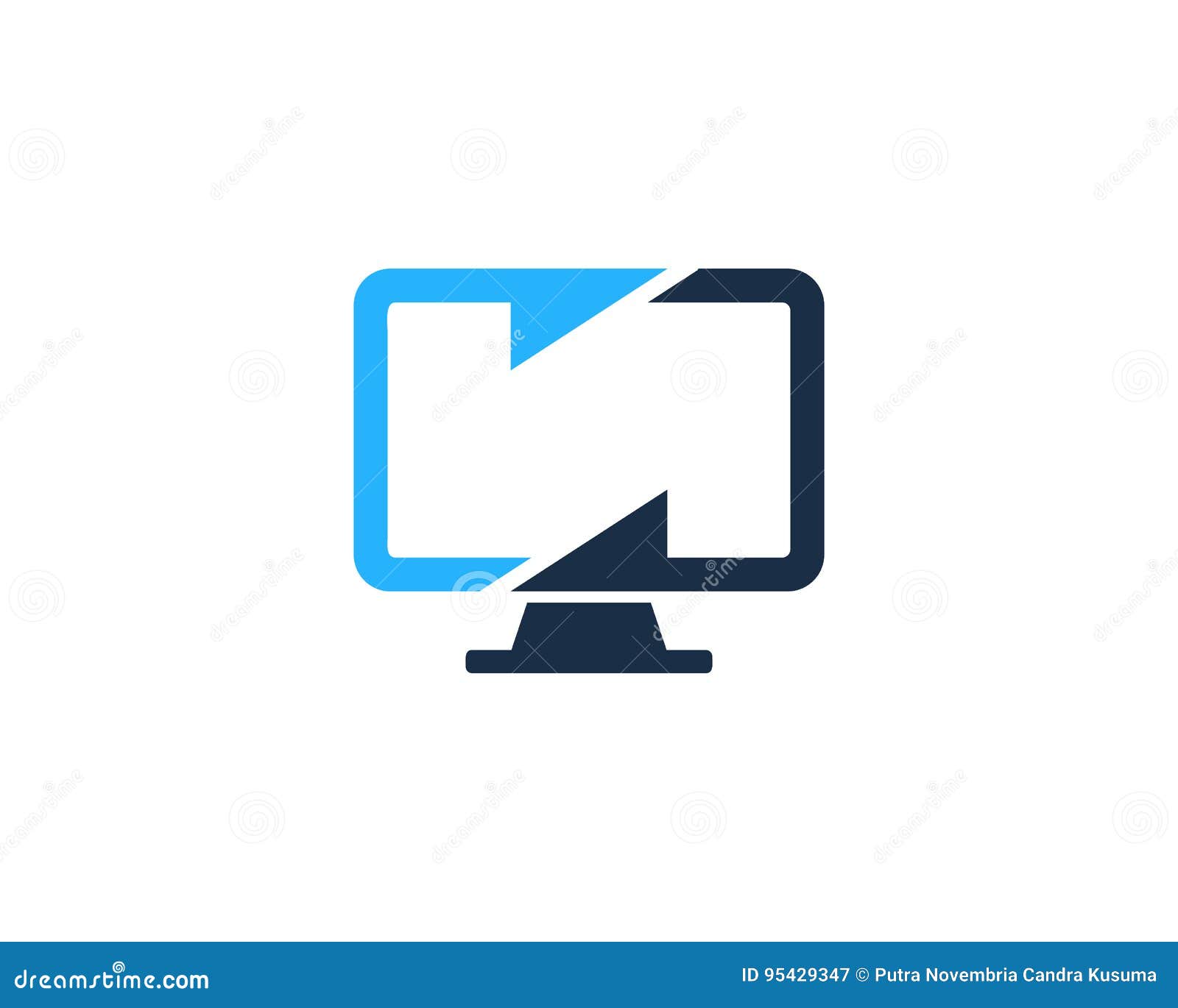 Share Computer Icon Logo Design Element Stock Vector - Illustration of ...