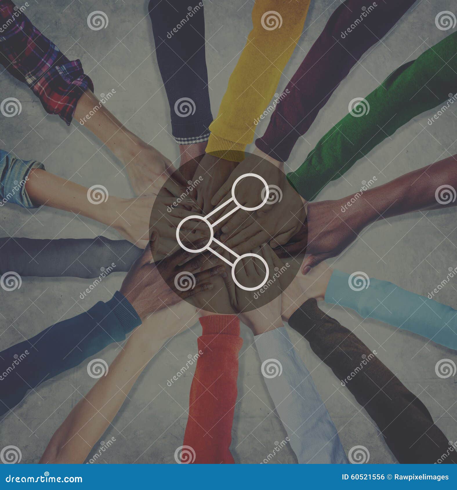 Share Connection Technology Sharing Global Communications Concep Stock ...