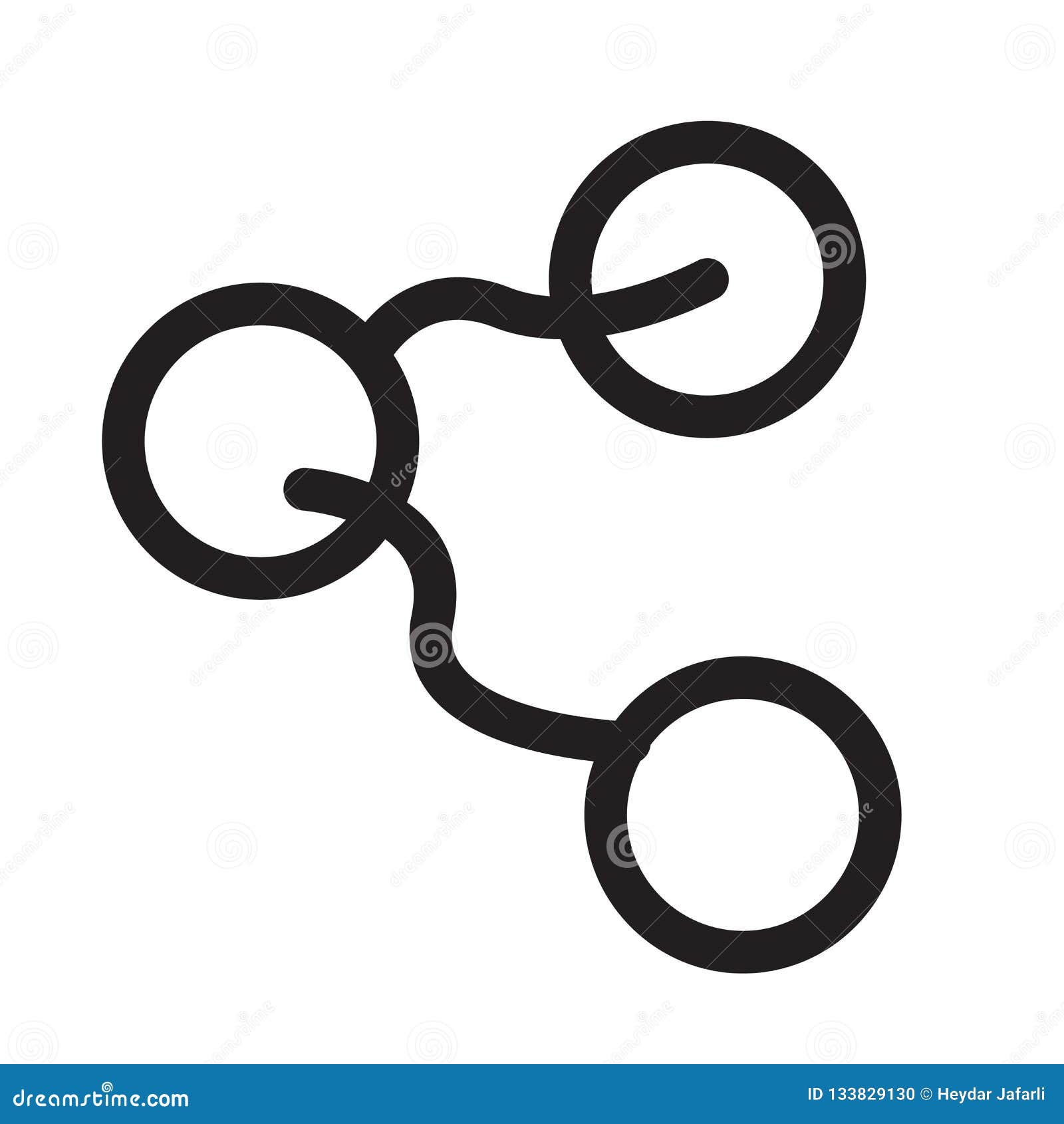 Share Content Icon Vector Sign and Symbol Isolated on White Back Stock ...