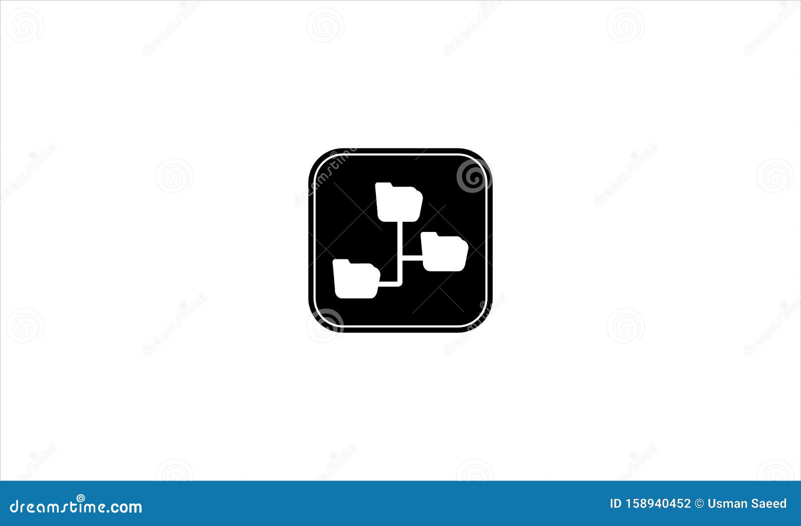 Share Document Icon Logo Design Element Flat Logo, Network Logo Icon ...