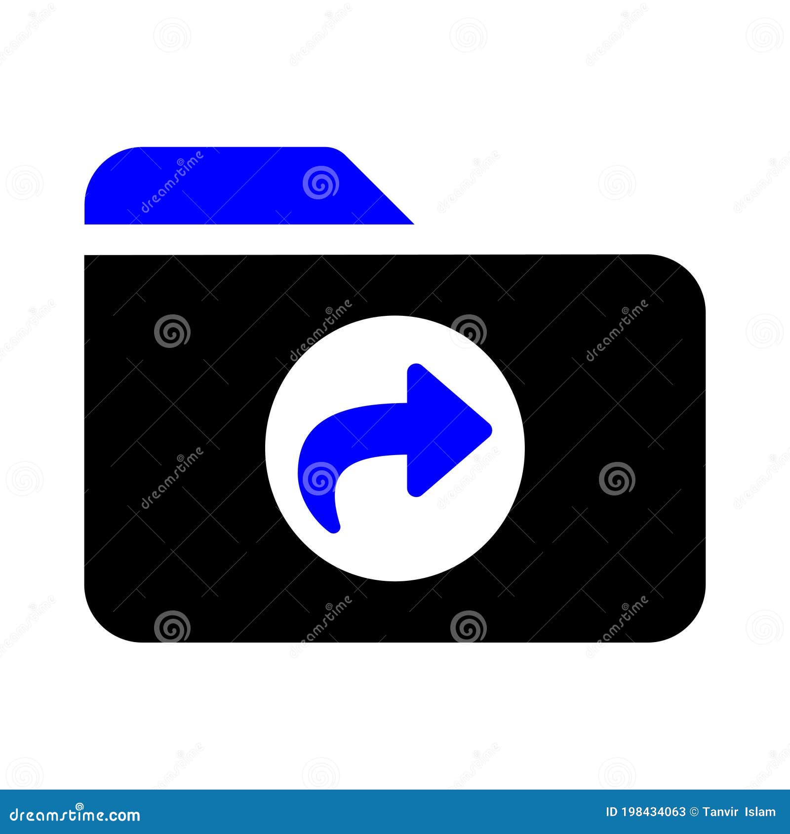 Share folder icon stock vector. Illustration of icon - 198434063
