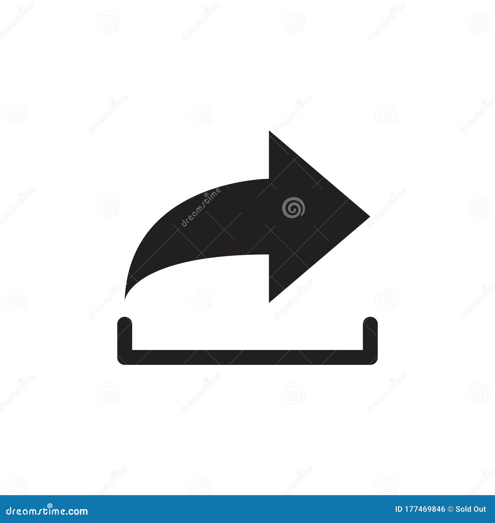 Share Icon Vector Illustration Black and White Stock Illustration ...