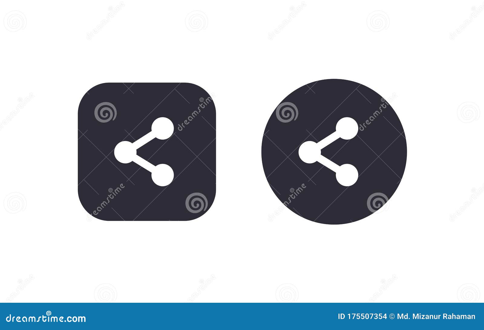 Share Icon Button Vector Illustration Scalable Vector Design Stock ...