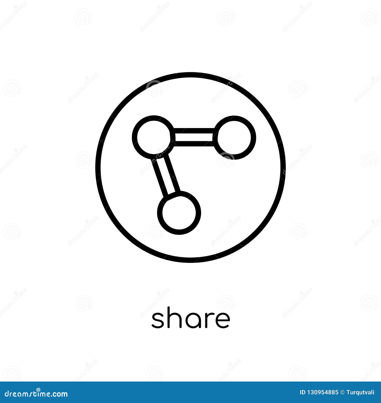 Share Icon from Collection. Stock Vector - Illustration of square, data ...