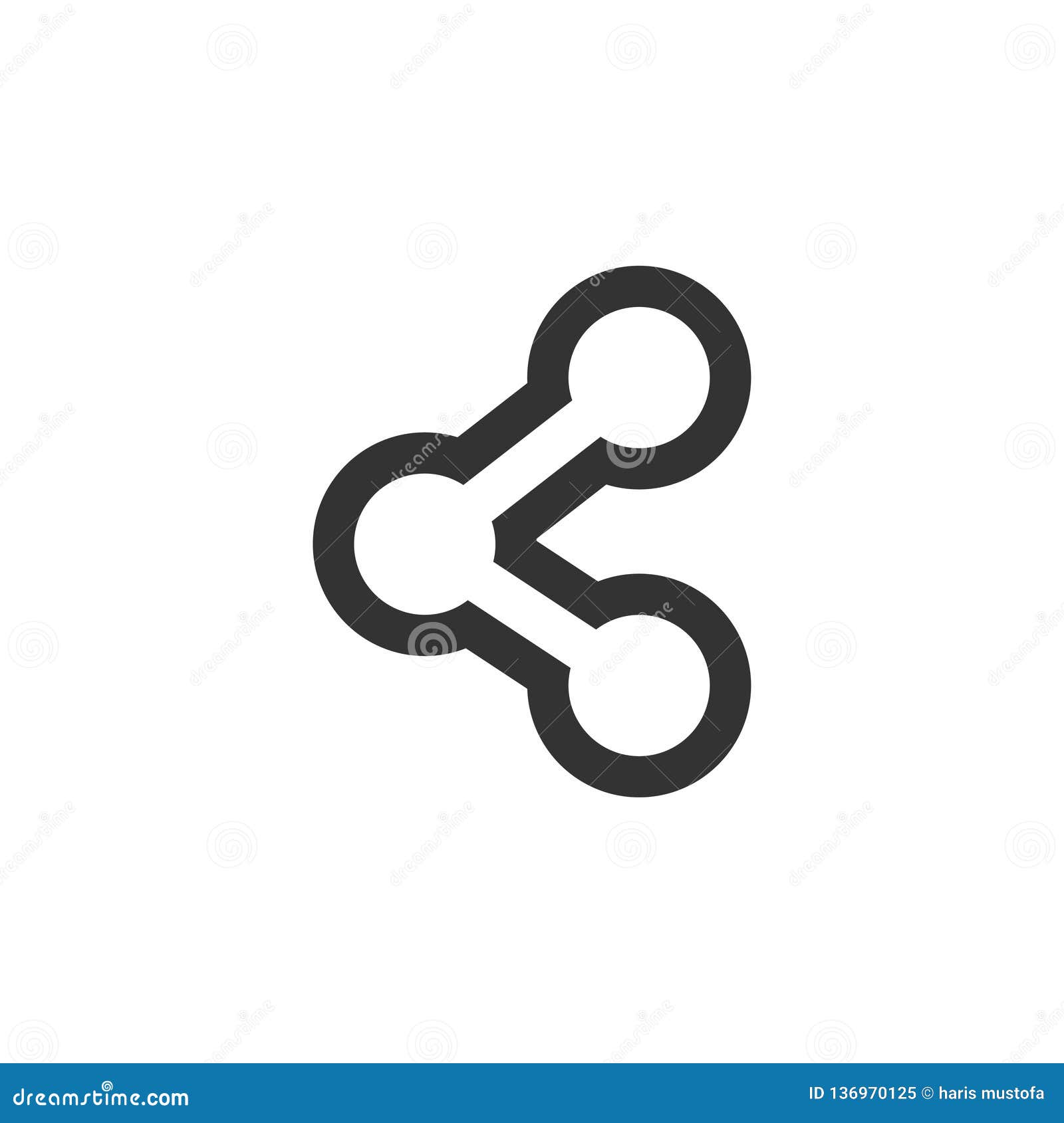 Share Icon Graphic Design Template Vector Stock Vector - Illustration ...