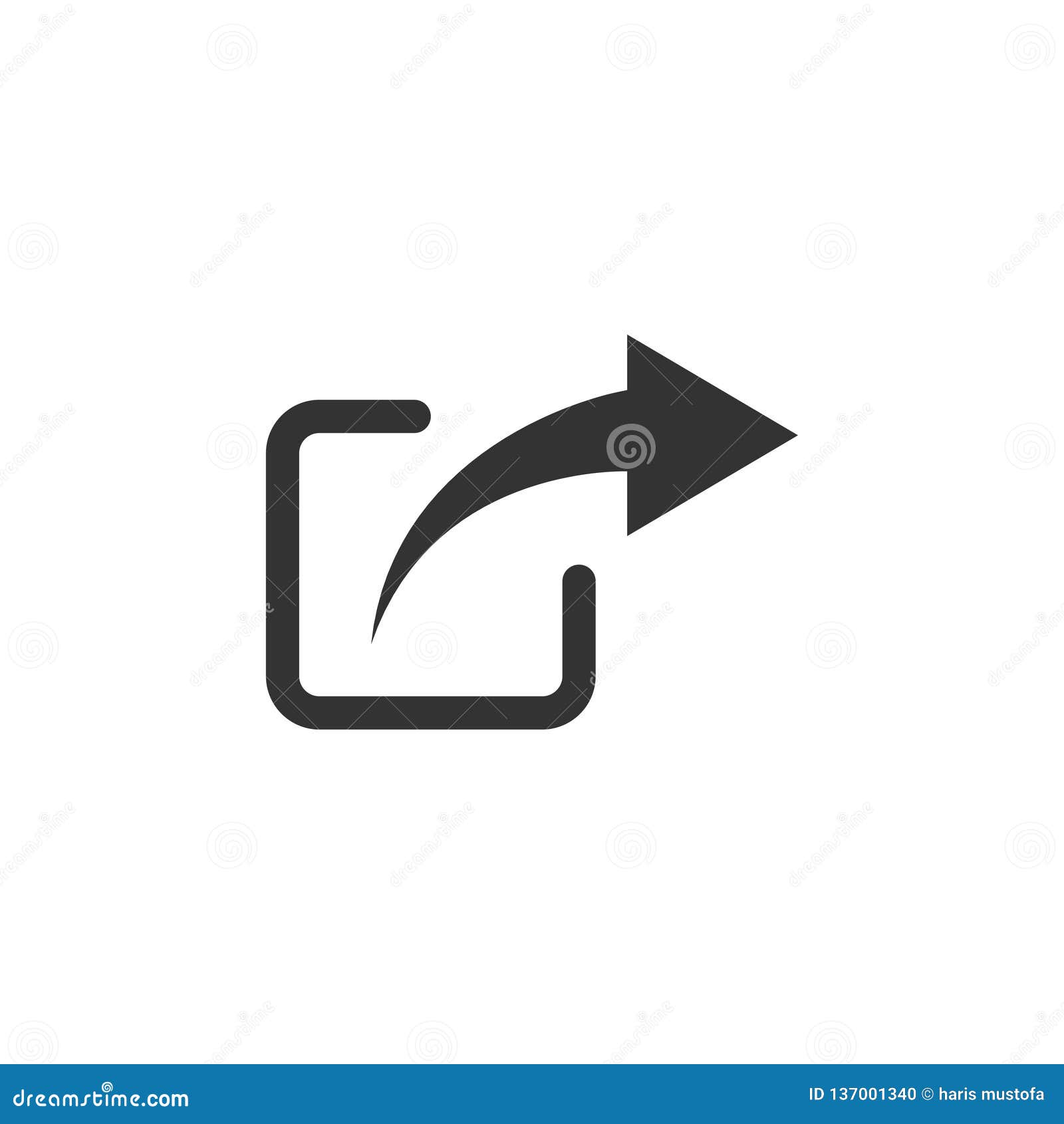 Share Icon Graphic Design Template Vector Stock Vector - Illustration ...