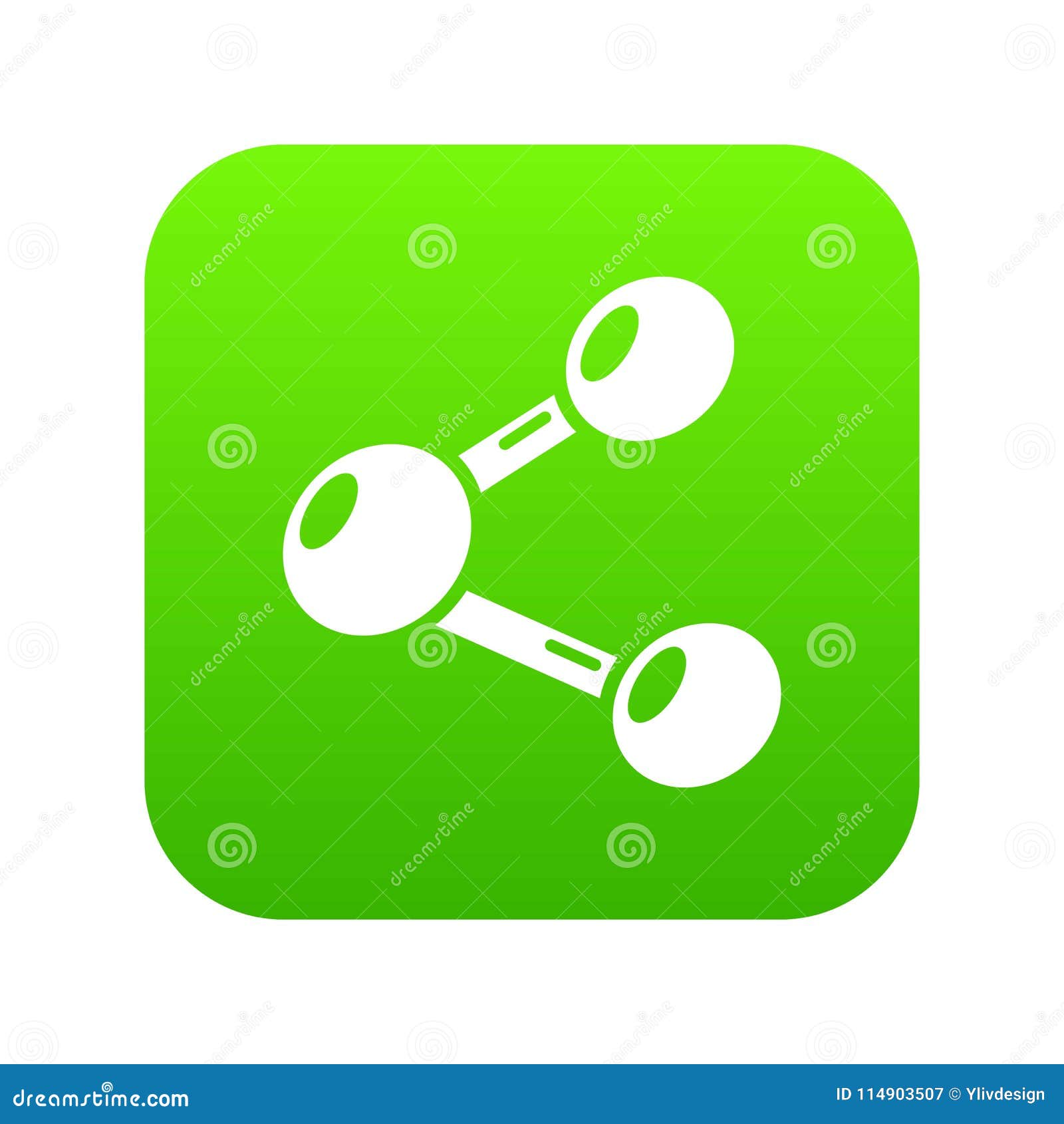 Share icon green vector stock vector. Illustration of internet - 114903507