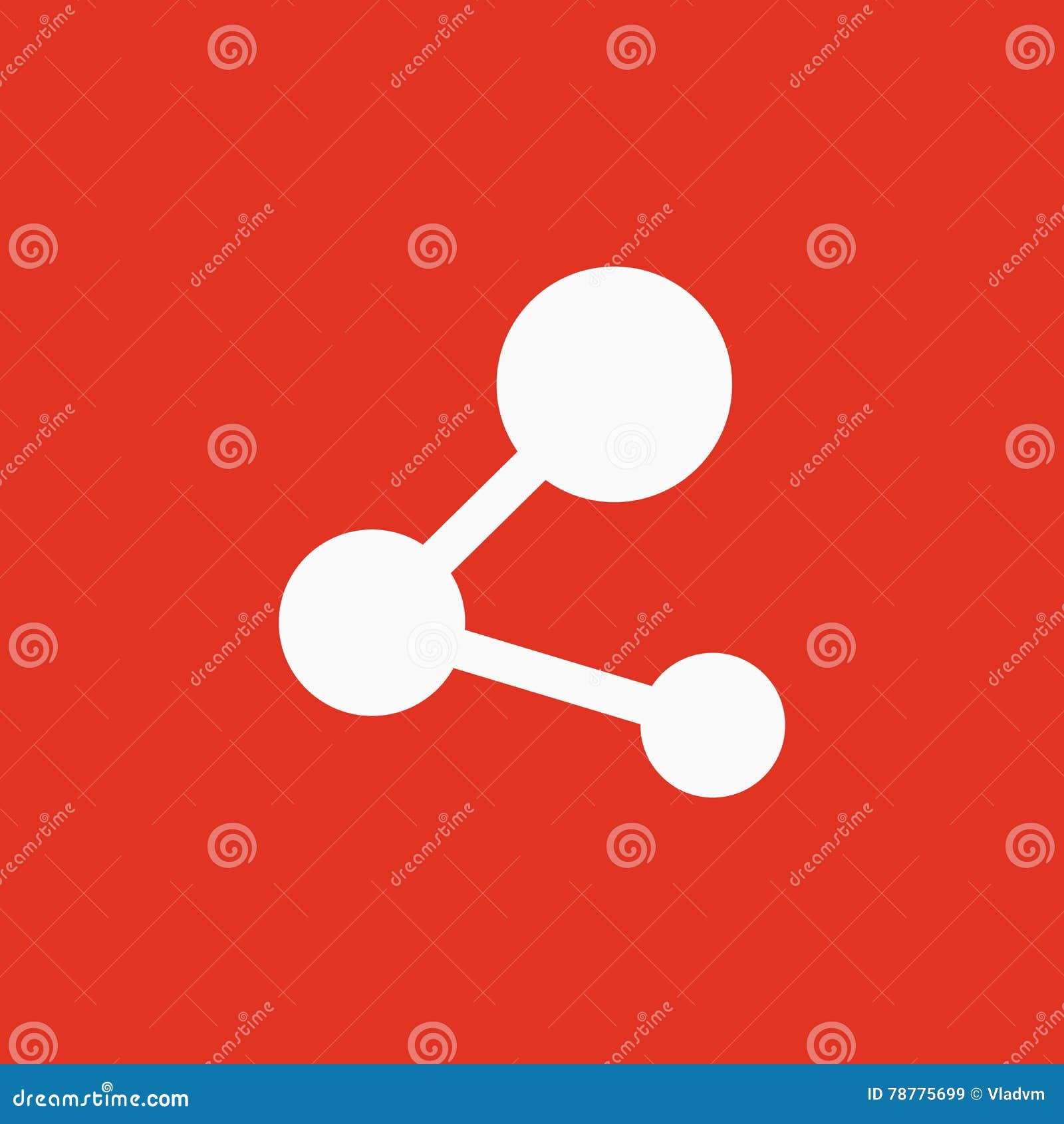 The Share Icon. Network Symbol Stock Vector - Illustration of send ...