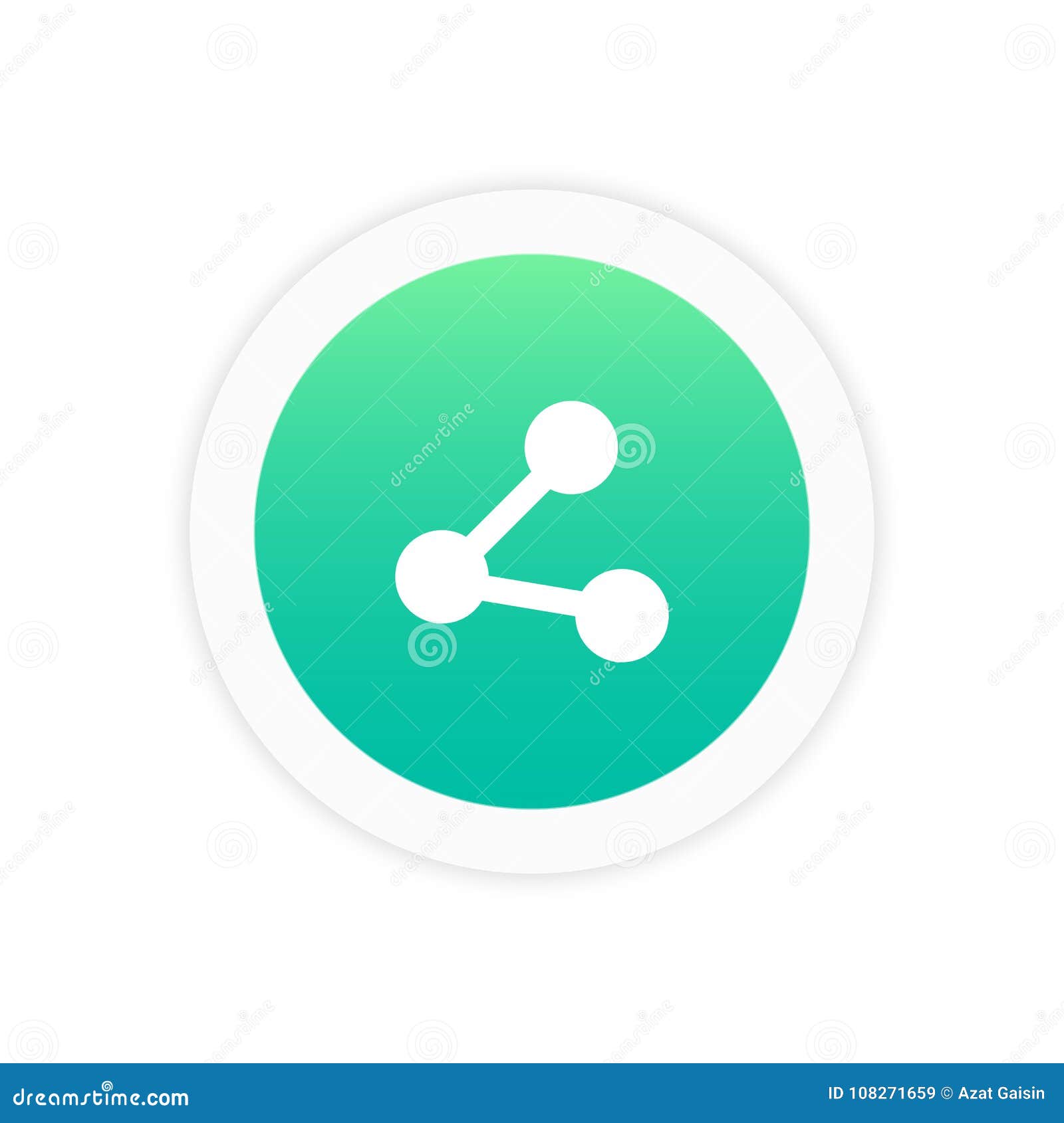 Share icon sign stock vector. Illustration of isolated - 108271659