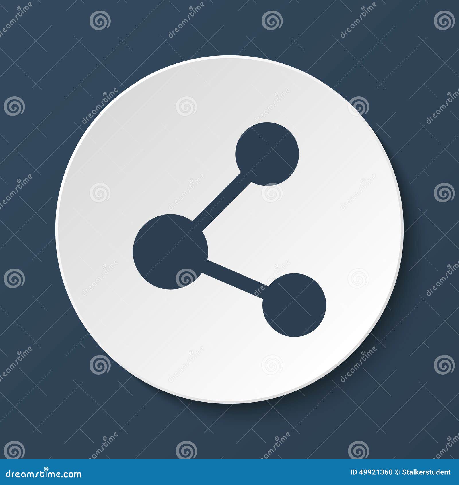 Share icon stock vector. Illustration of navigation, emblem - 49921360