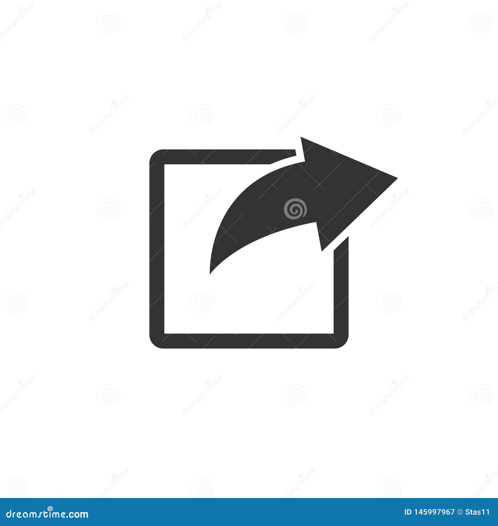 Share Icon in Simple Design. Vector Illustration Stock Vector ...