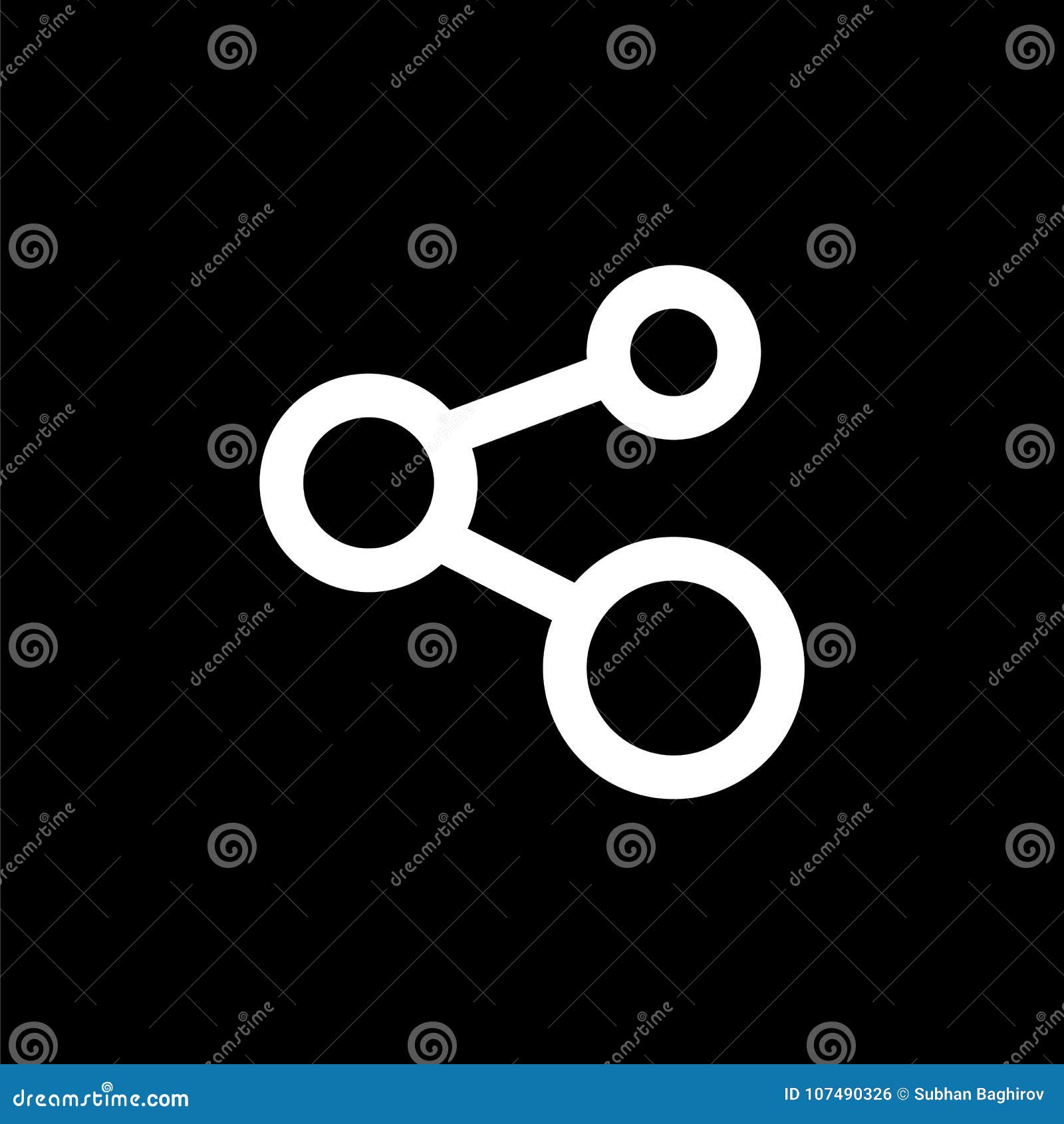 Share Icon for Simple Flat Style Ui Design Stock Vector - Illustration ...