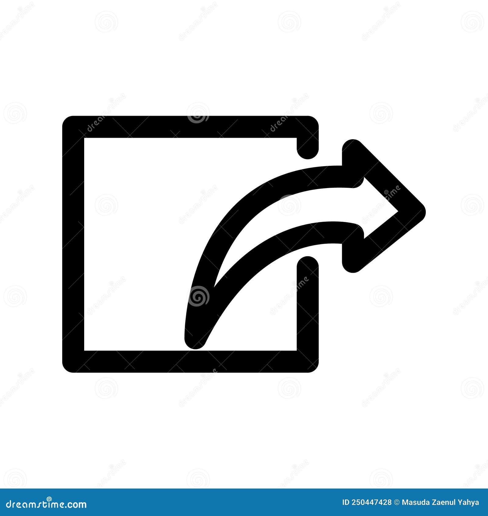 Share icon template stock vector. Illustration of graphic - 250447428