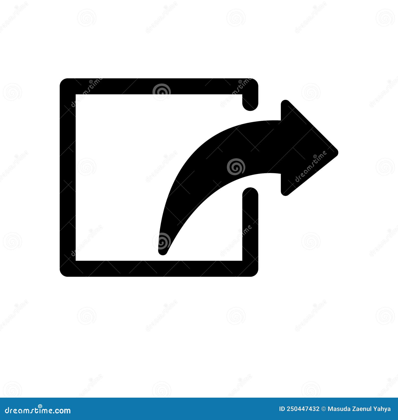 Share icon template stock vector. Illustration of click - 250447432