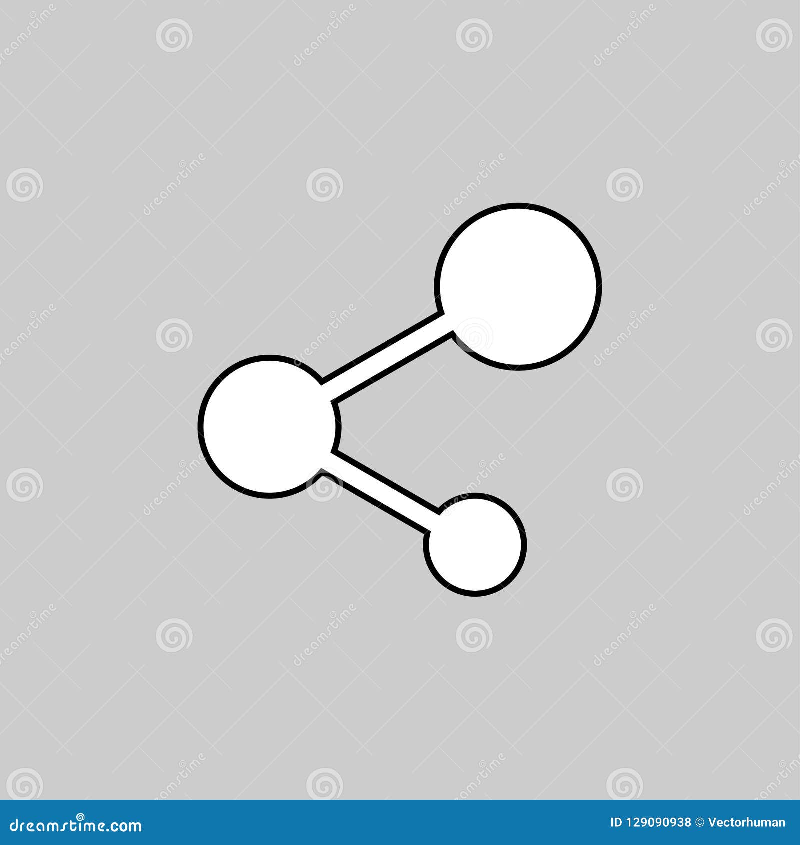 Share icon vector design stock vector. Illustration of people - 129090938