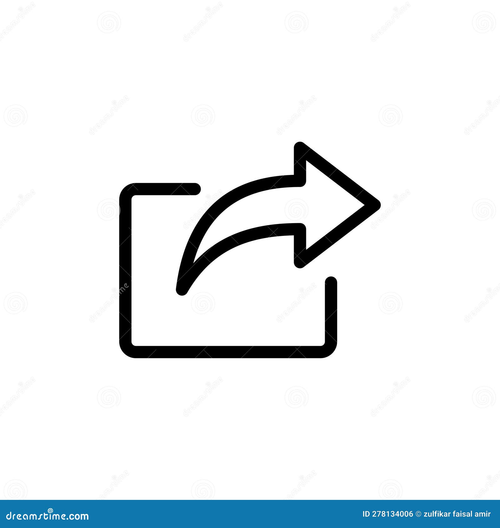 Share Icon . Sharing Vector Icon Stock Vector - Illustration of cloud ...