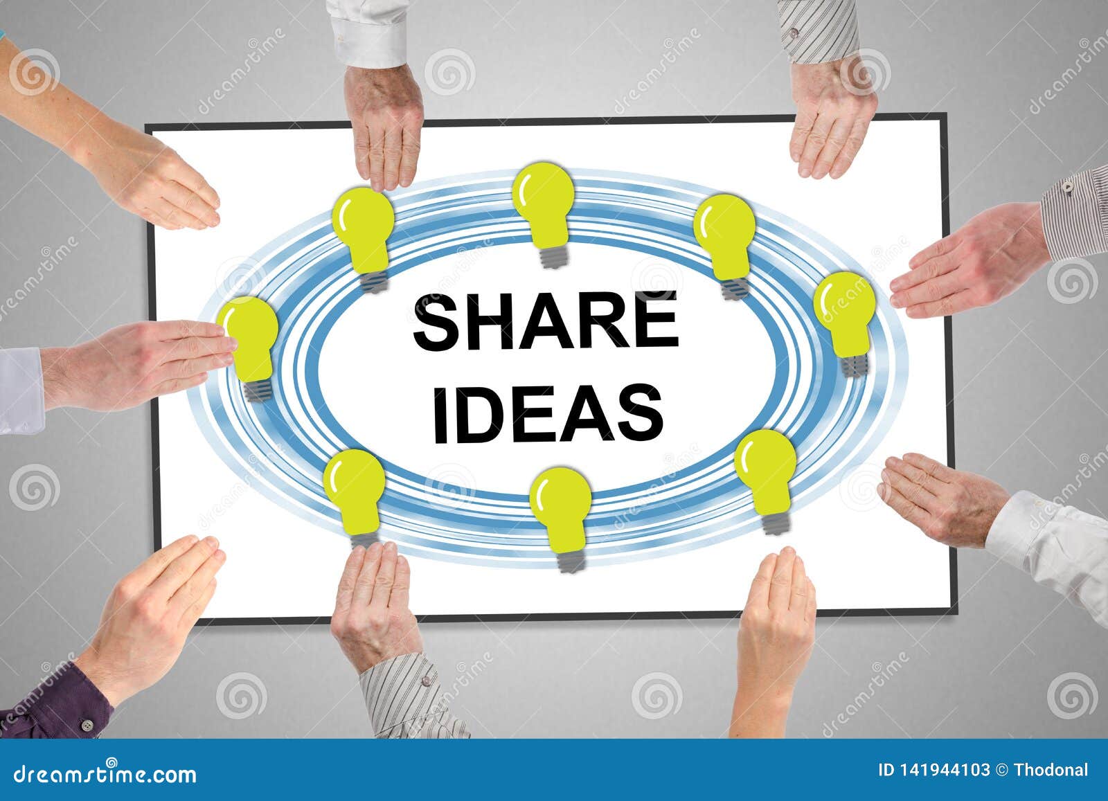 Share Ideas Concept on a Whiteboard Stock Image - Image of ideas, team ...