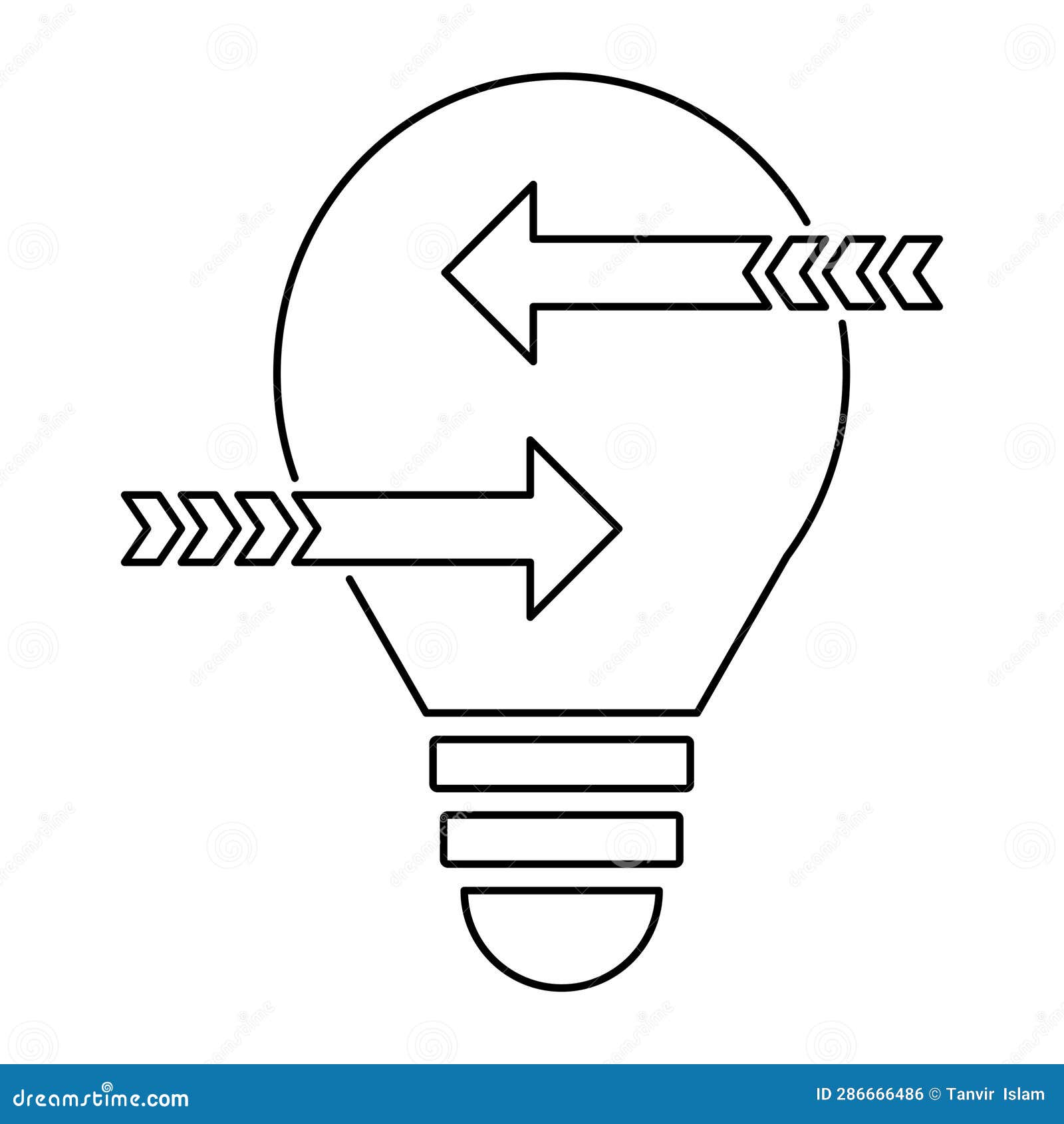Share Ideas Icon in Outline Style Stock Vector - Illustration of ...