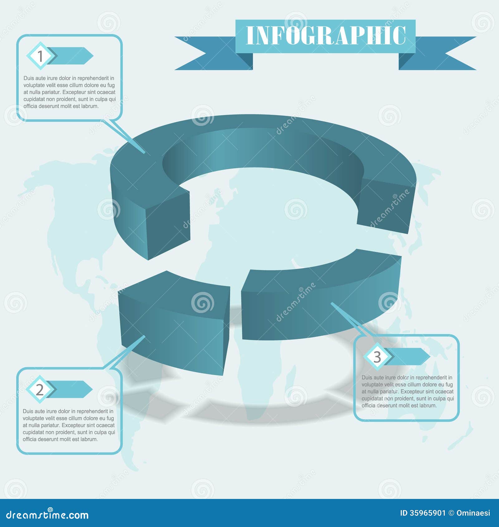 Share infographics vector stock vector. Illustration of business - 35965901