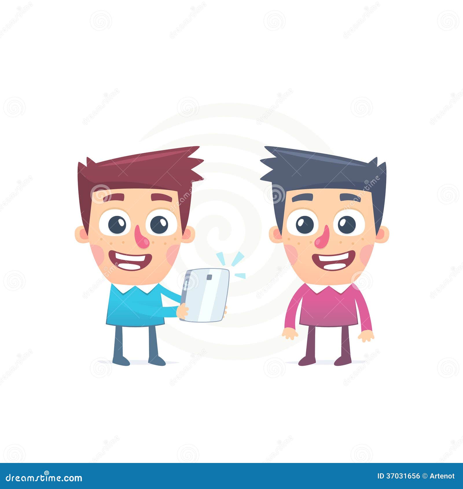 Share information stock vector. Illustration of tablet - 37031656