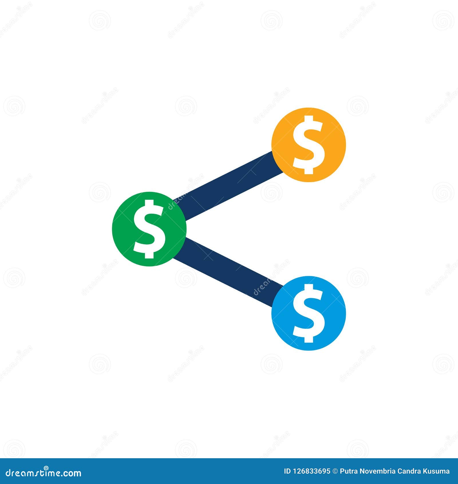 Share Money Logo Icon Design Stock Vector - Illustration of design ...