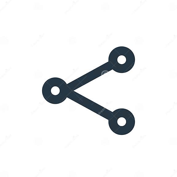 Share Post Icon Vector from Essentials Ui Concept. Thin Line ...