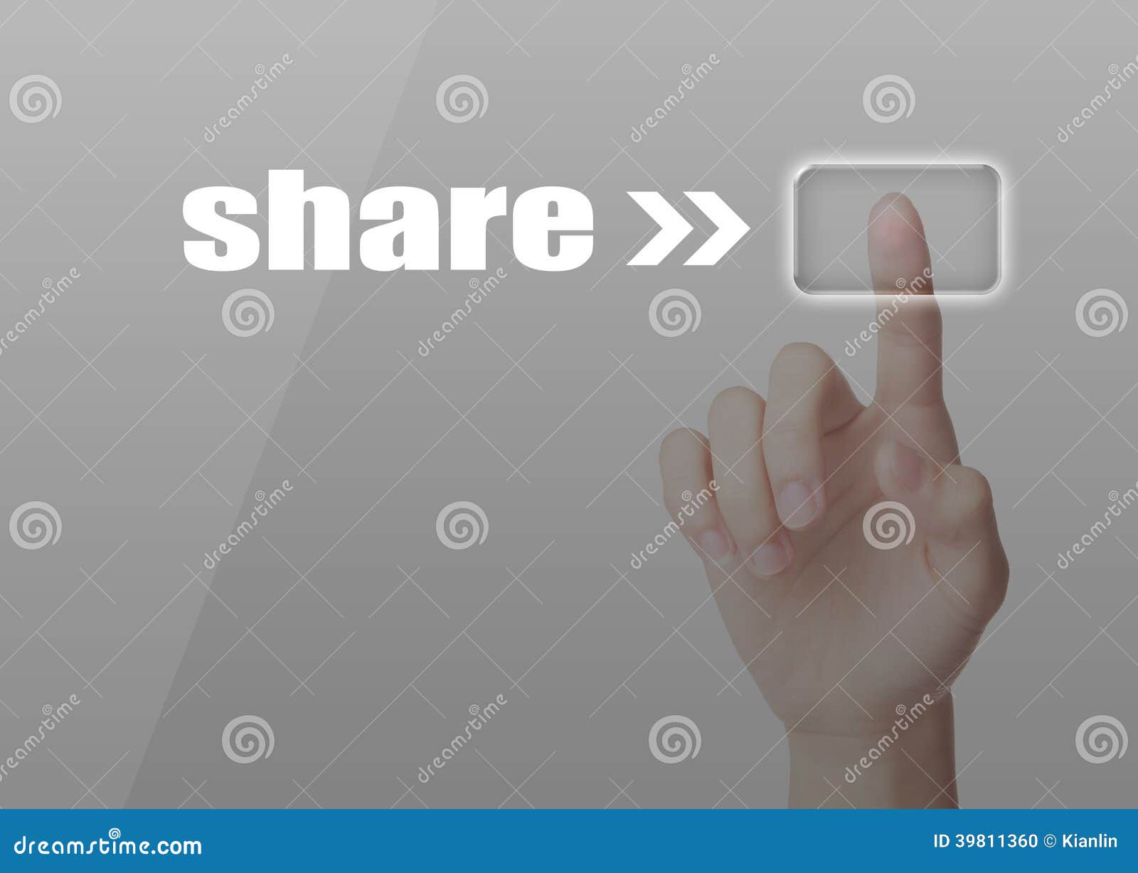 Share stock illustration. Illustration of clicking, blue - 39811360