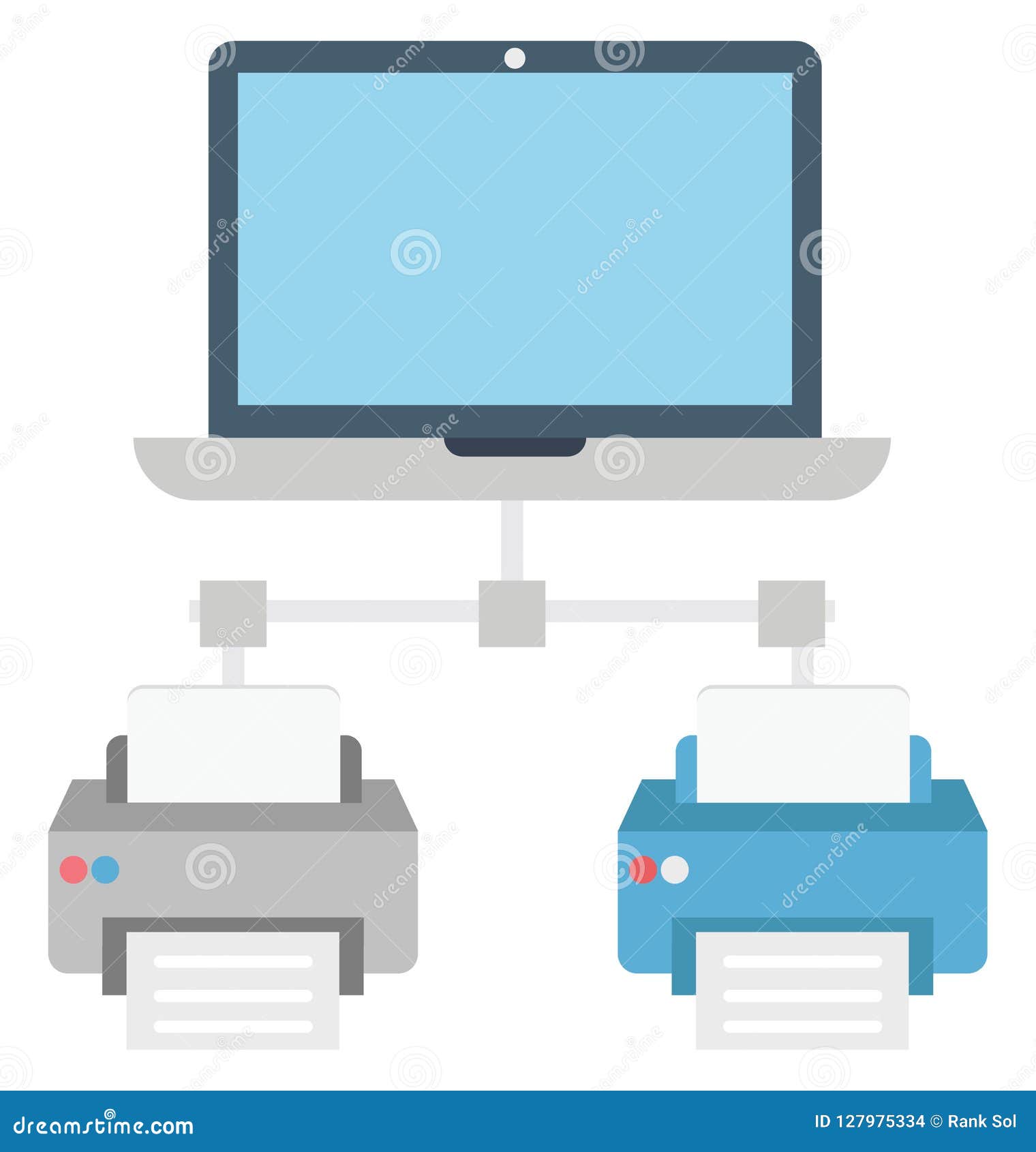 Share Printer, Printer Isolated Which Can Be Easily Edit or Modified ...